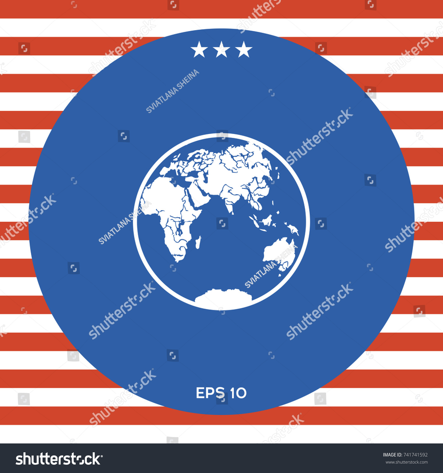 Earth Logo Icon Stock Vector (Royalty Free) 741741592 | Shutterstock