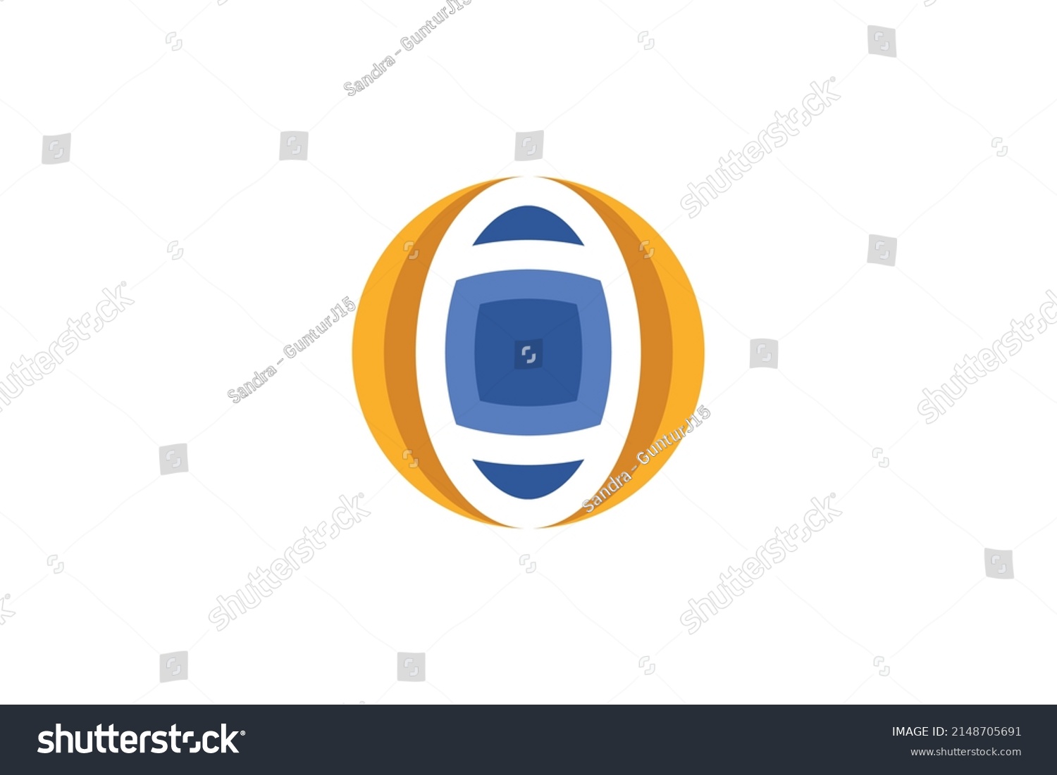 Earth Planet Colored Logo Vector Stock Vector (Royalty Free) 2148705691 ...