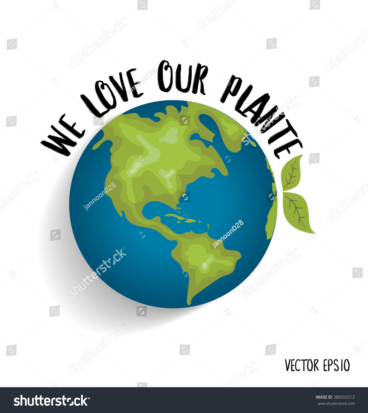 Earth Vector Illustration Stock Vector (Royalty Free) 388505512 ...