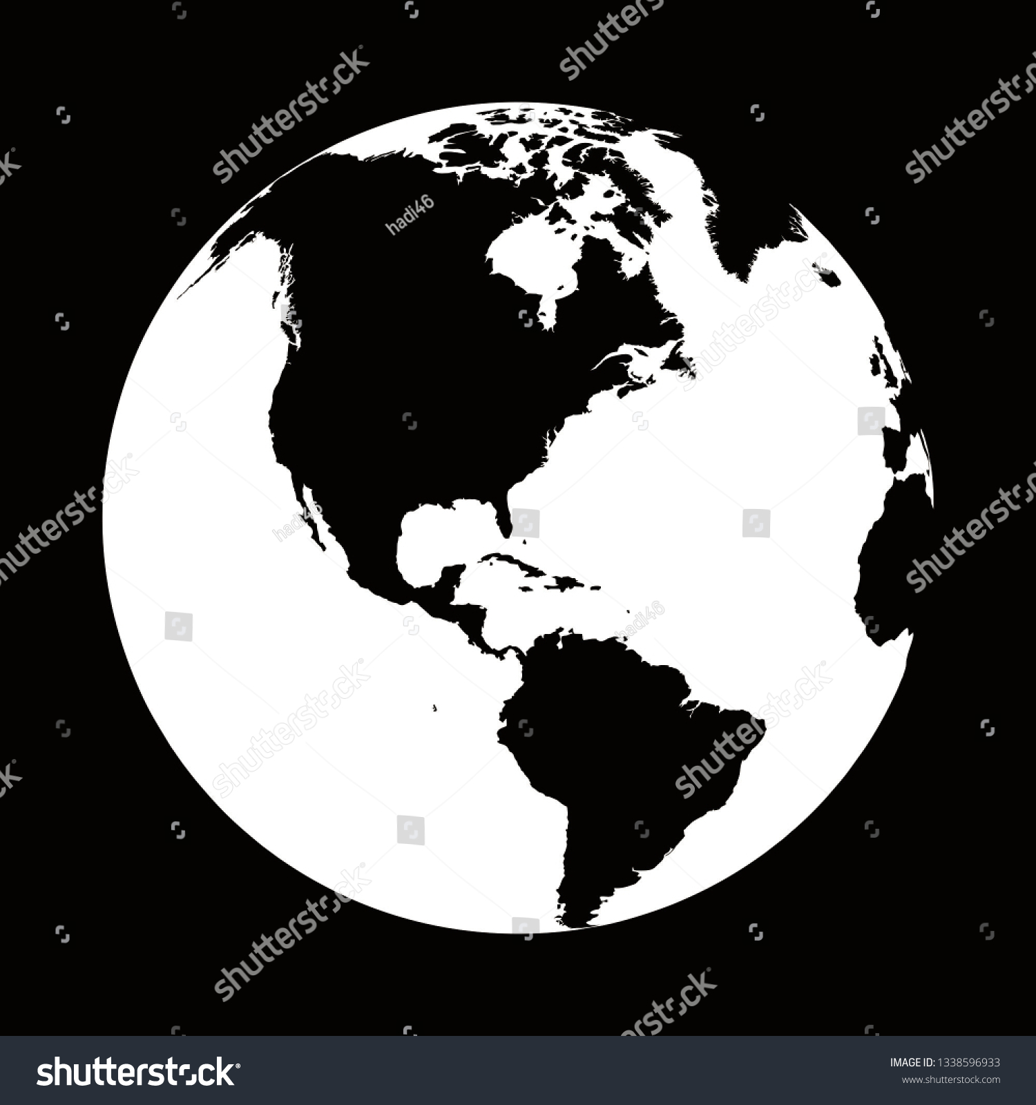 Earth Vector Logo Stock Vector (Royalty Free) 1338596933