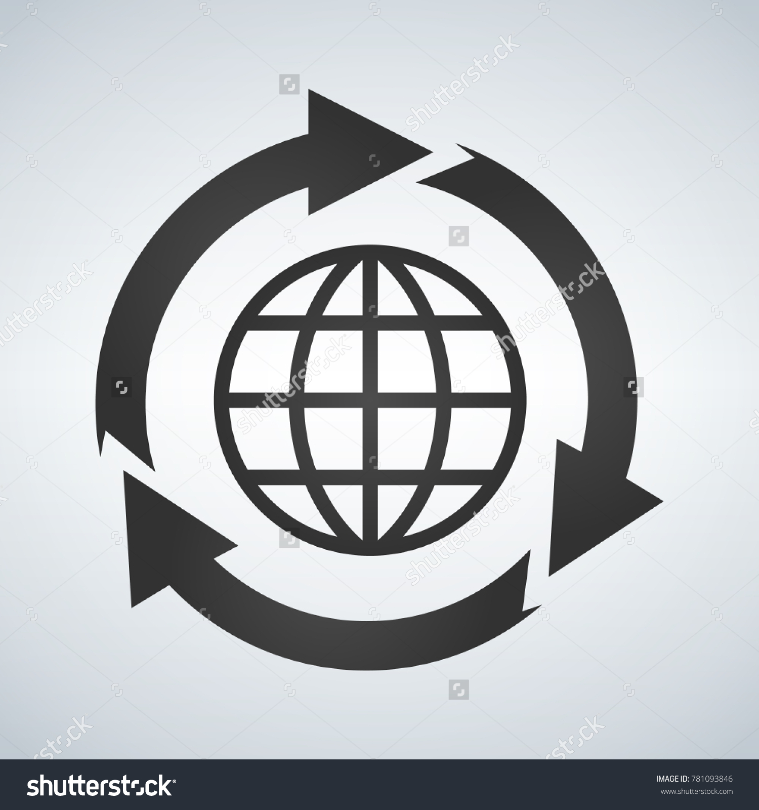 3,835 Recycling arrows blue earth Images, Stock Photos & Vectors ...