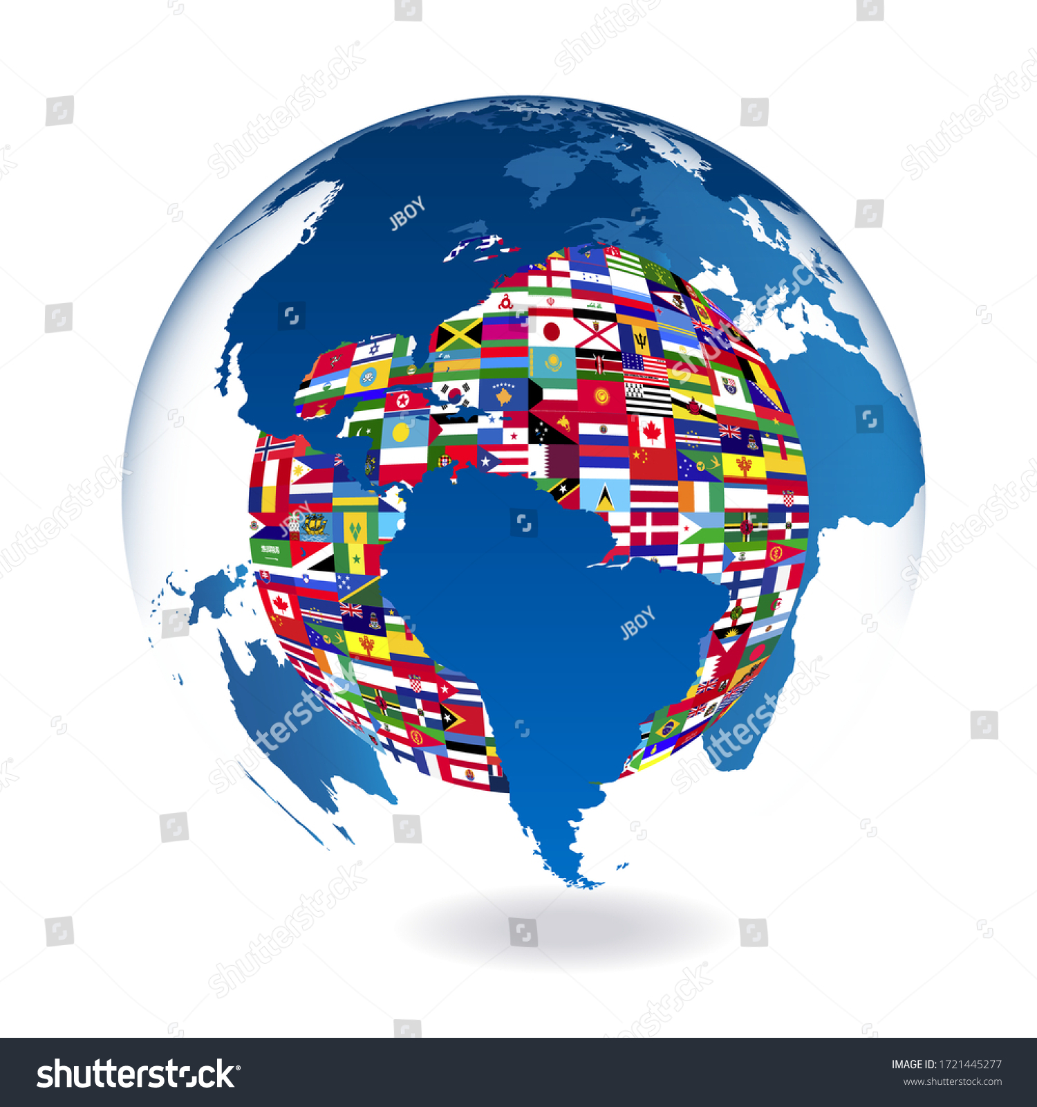 Icono de la Esfera del Mapa: vector de stock (libre de regalías ...