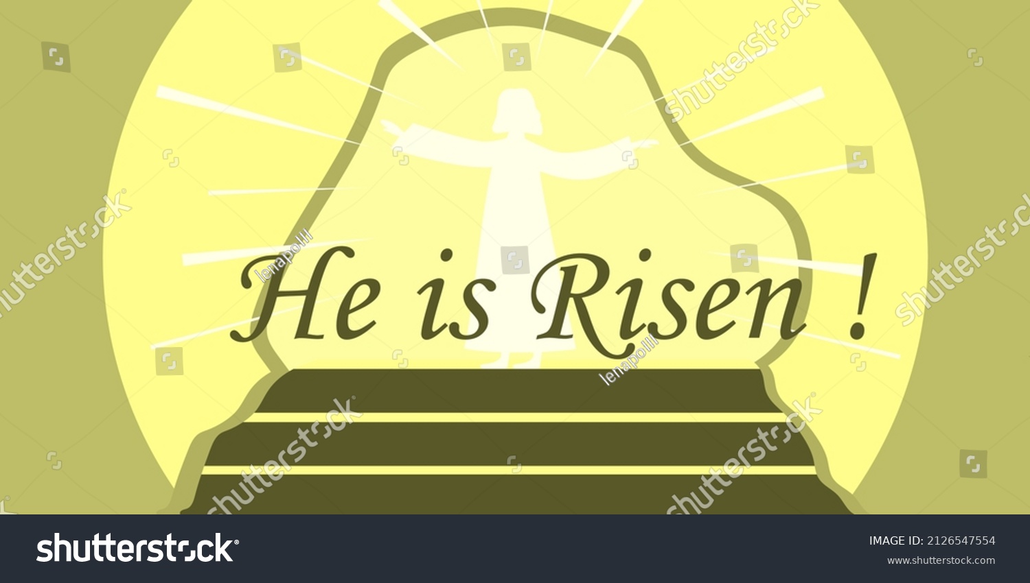 Easter Cave Poster Sketch Easter Background Stock Vector (Royalty Free ...