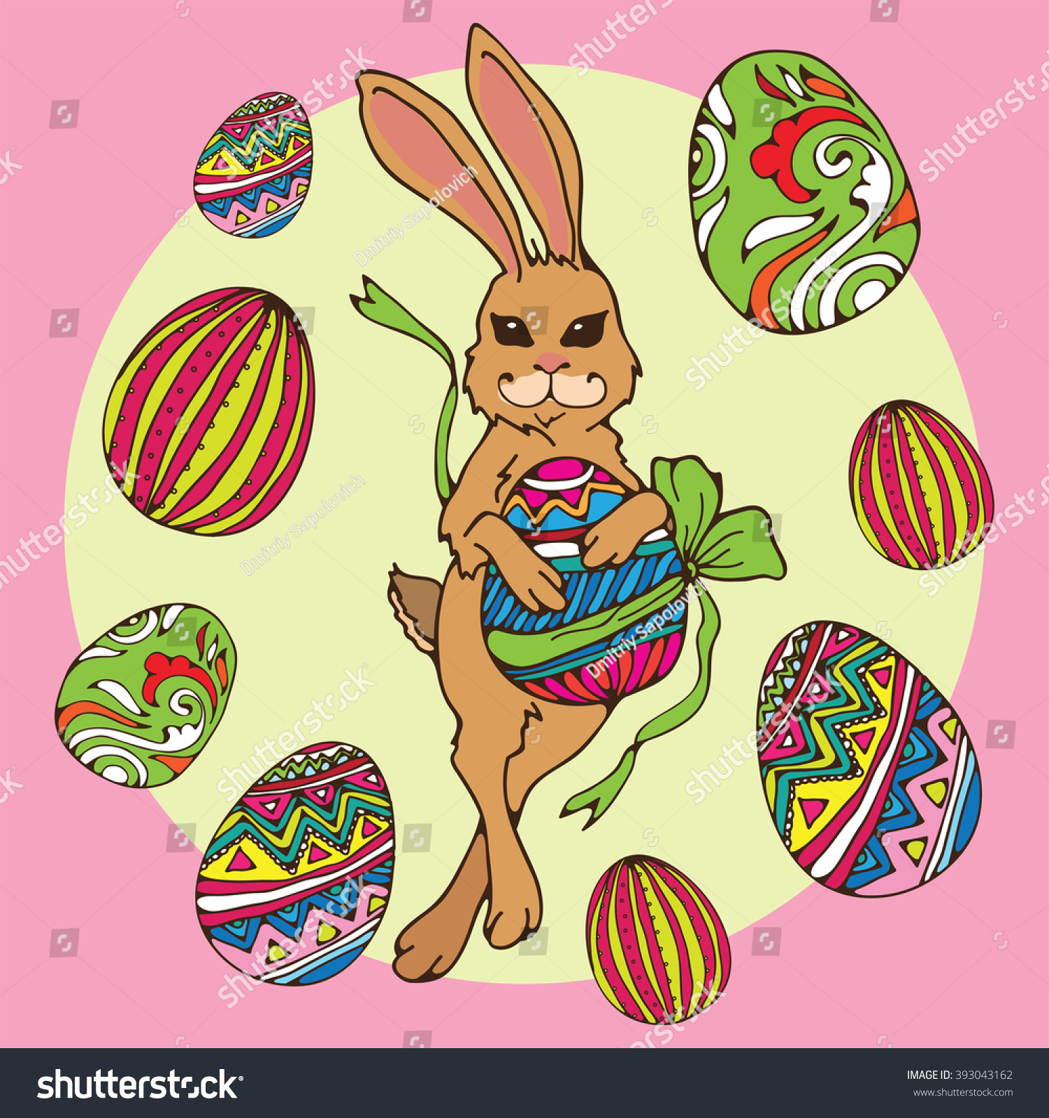 Easter Collage Digital Vector Illustration Stock Vector (Royalty Free ...