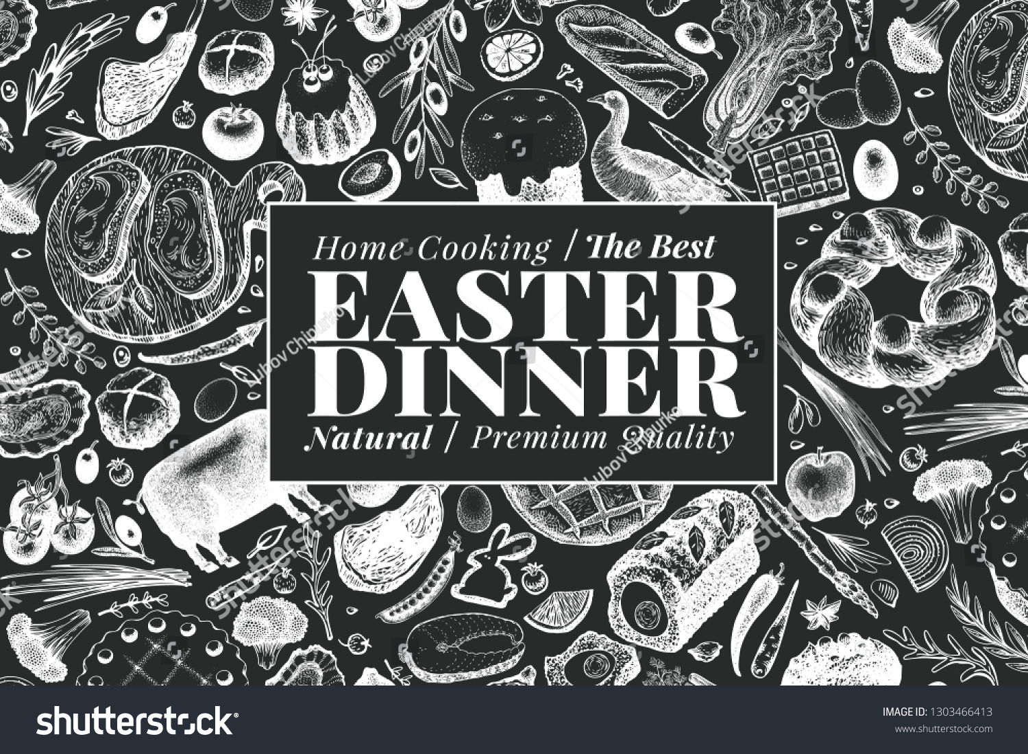 1,112 Traditional easter dinner Stock Illustrations, Images & Vectors ...