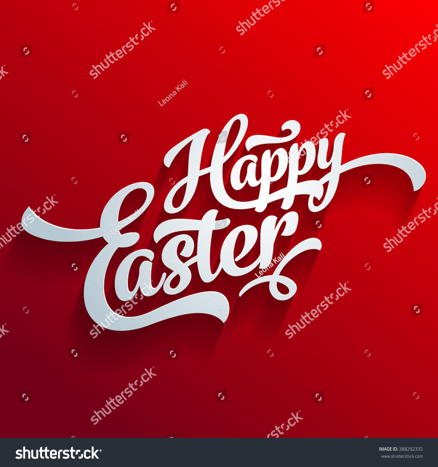 Easter Greeting Logo Happy Hunt Vector Stock Vector (Royalty Free ...