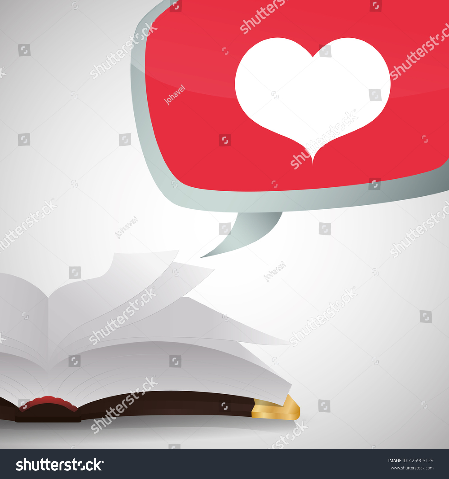 Ebook Design Reading Icon White Background Stock Vector (Royalty Free ...