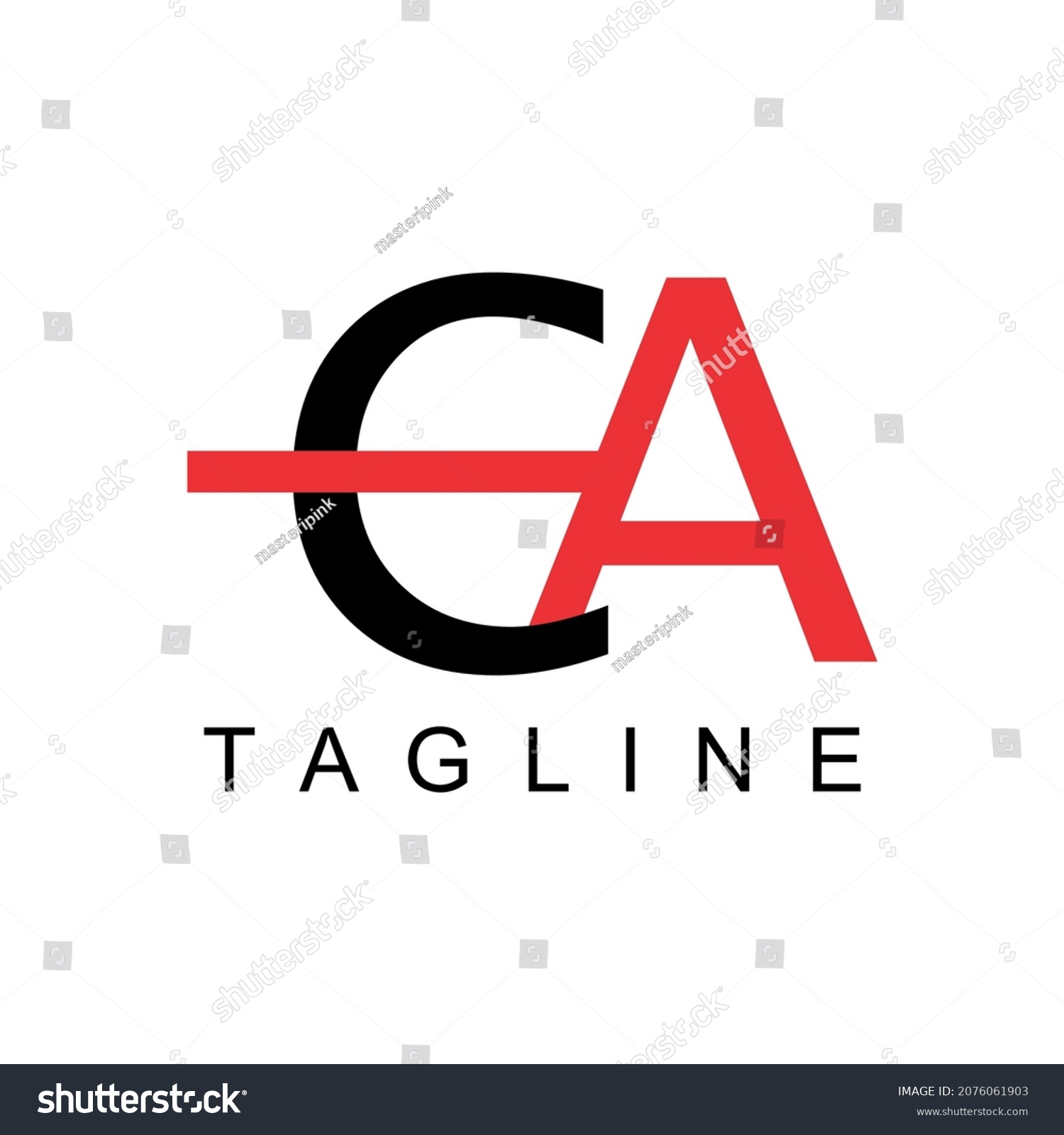 Eca Alphabets Vector Free Logo Design Stock Vector (Royalty Free ...