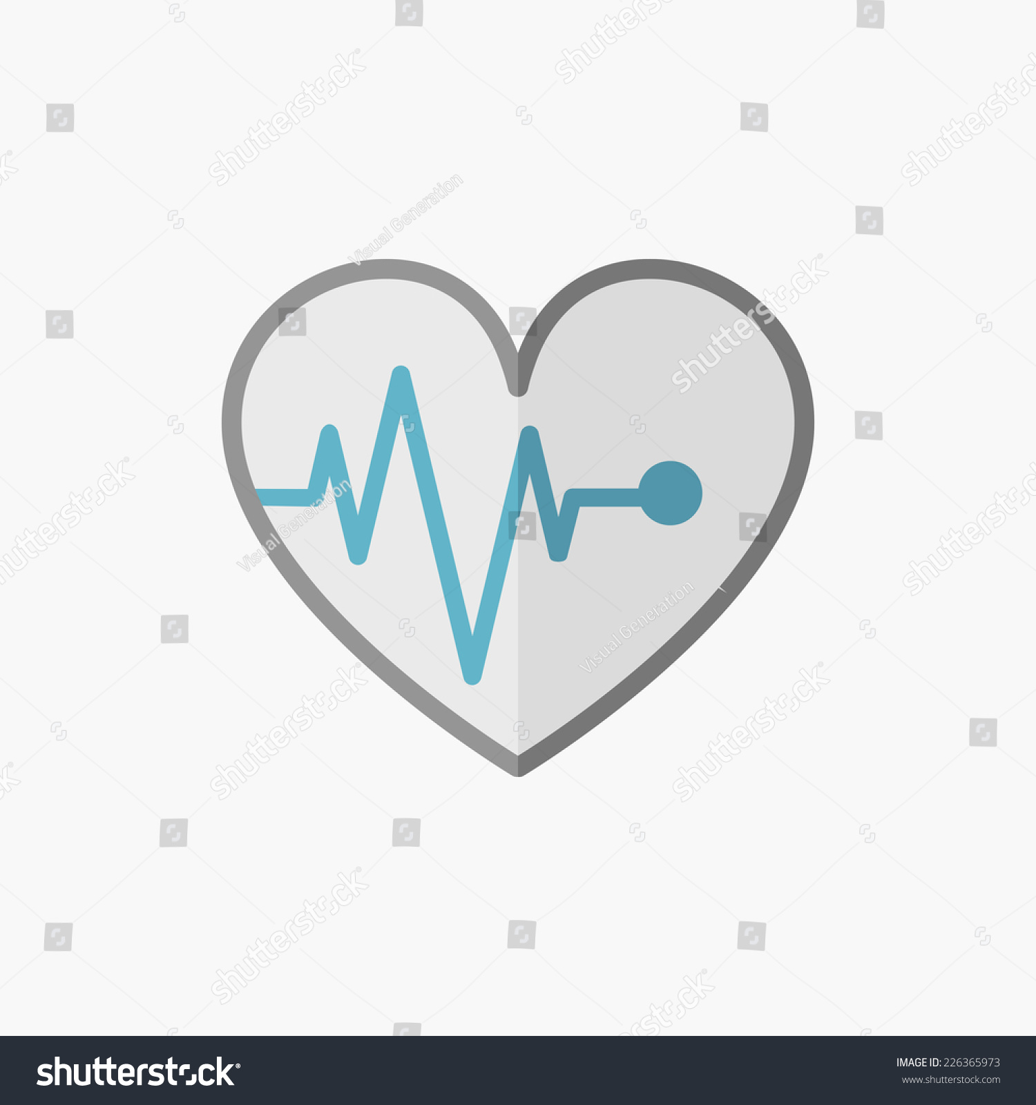 Ecg Flat Icon: เวกเตอร์สต็อก (ปลอดค่าลิขสิทธิ์) 226365973 | Shutterstock