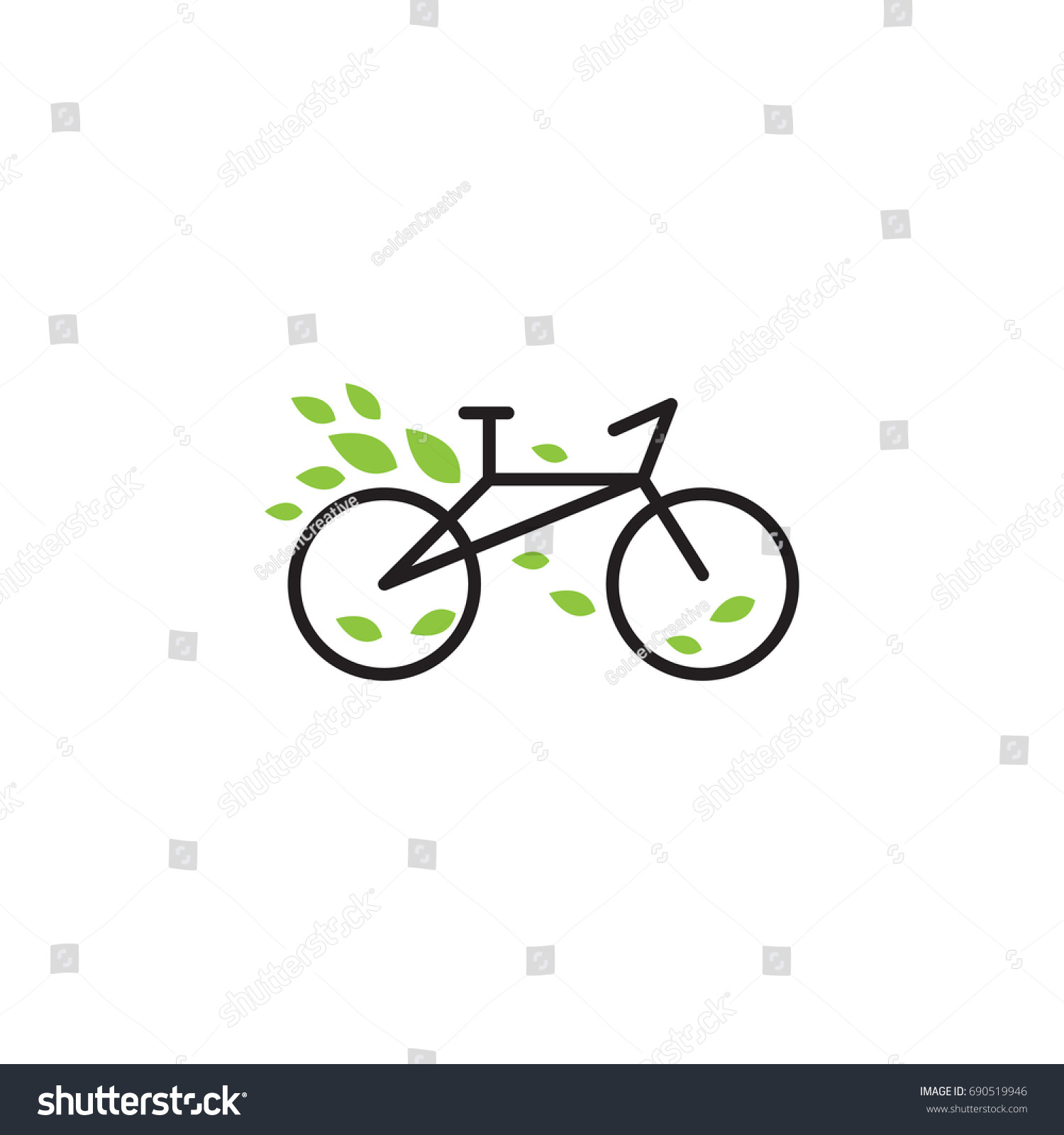 Eco Bike Logo Vector: เวกเตอร์สต็อก (ปลอดค่าลิขสิทธิ์) 690519946 ...