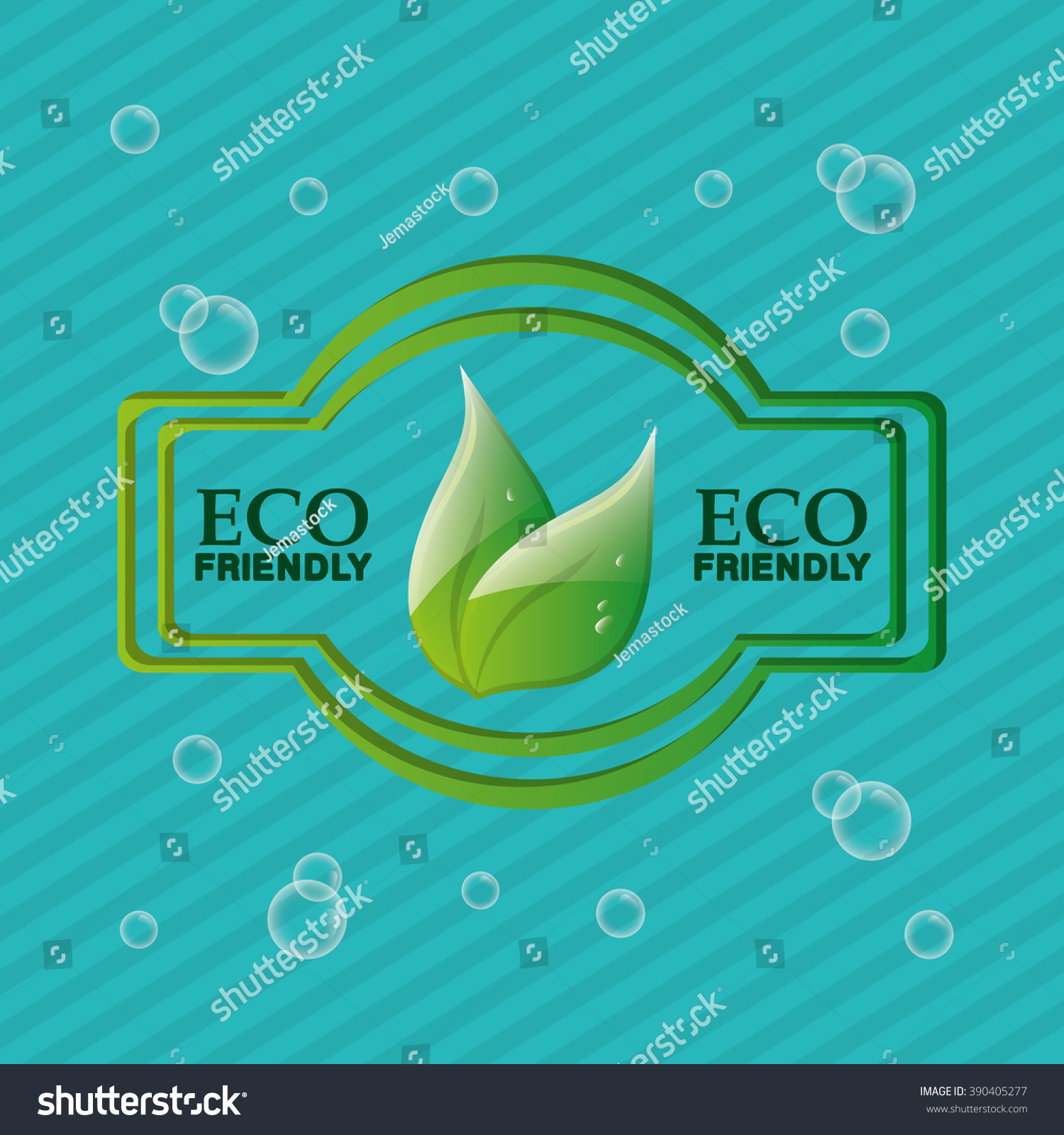 Eco Friendly Design Stock Vector (Royalty Free) 390405277 | Shutterstock