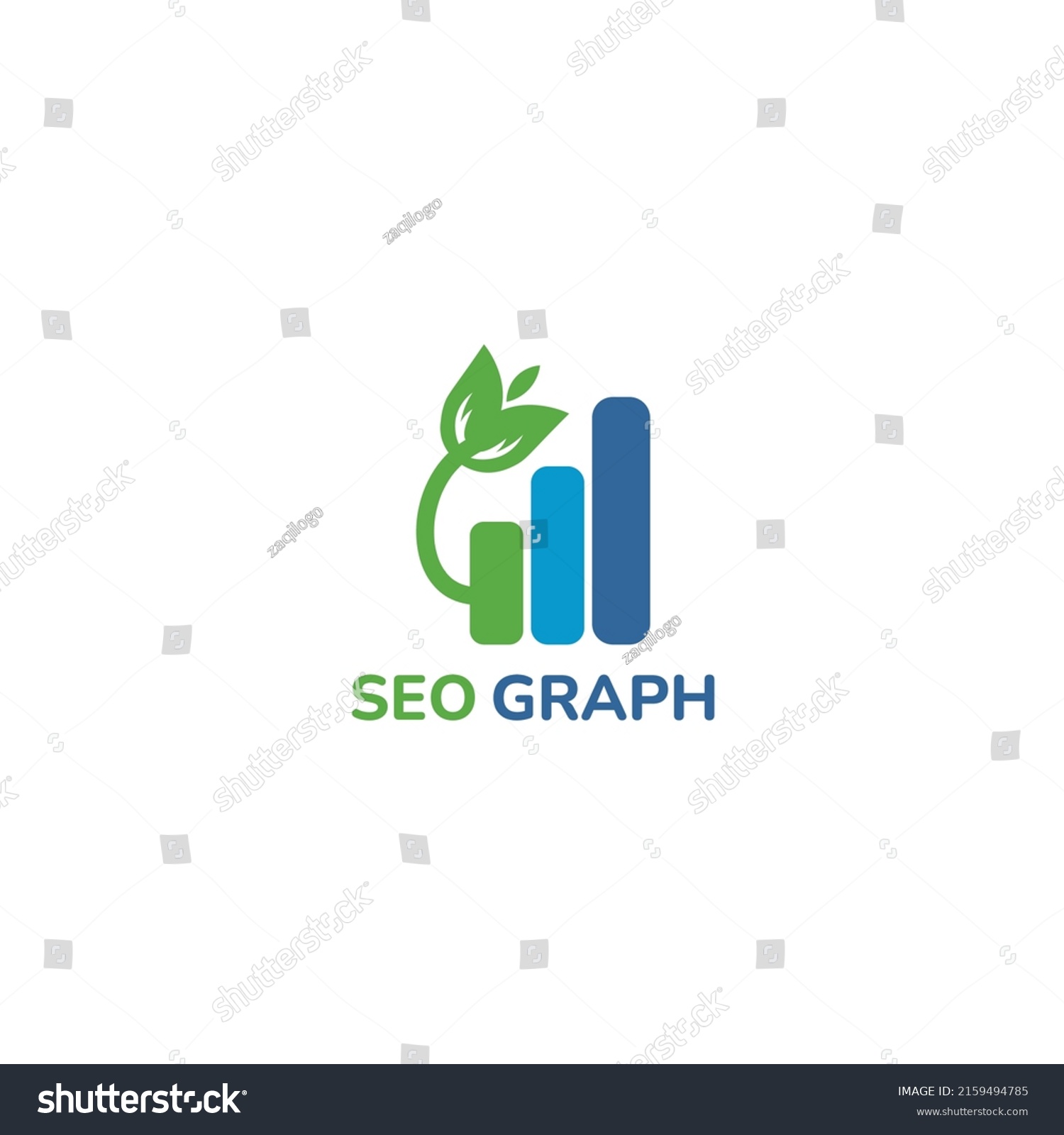 Eco Graph Logo Design Simple Symbols Stock Vector (Royalty Free ...