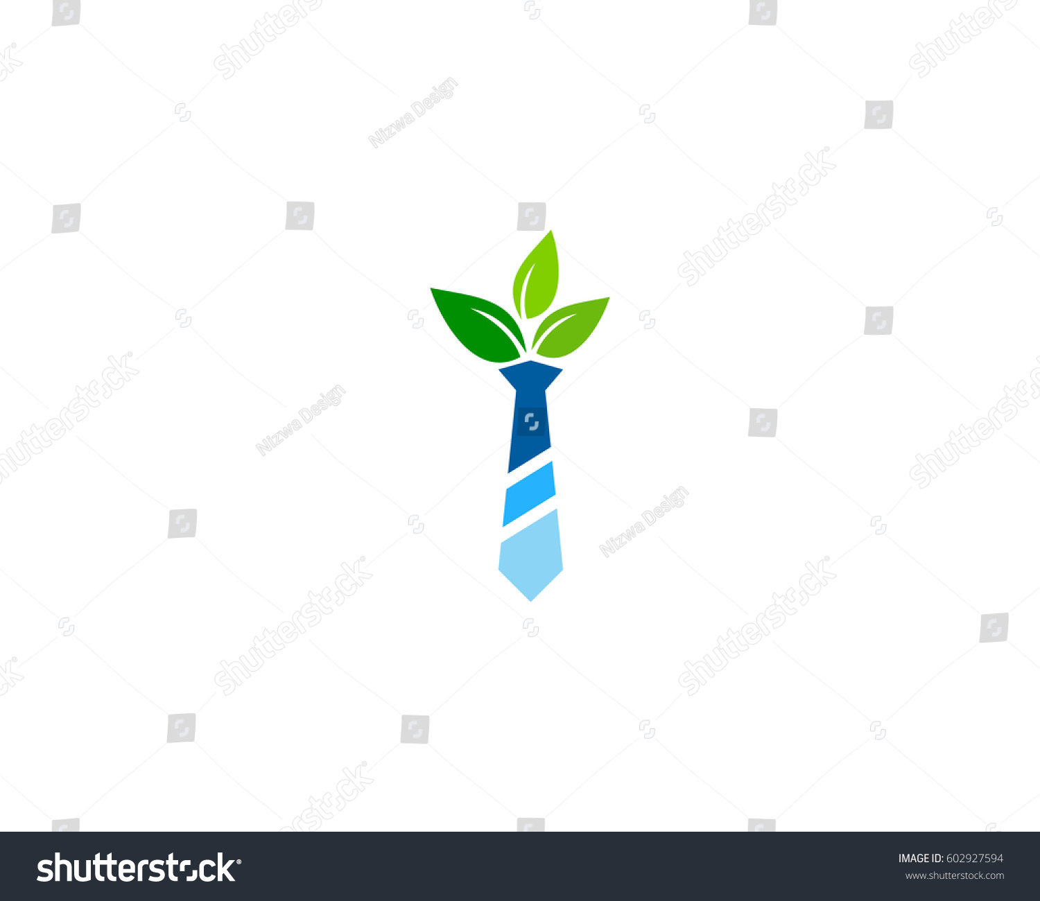 Eco Job Logo Design Element Stock Vector (Royalty Free) 602927594 ...