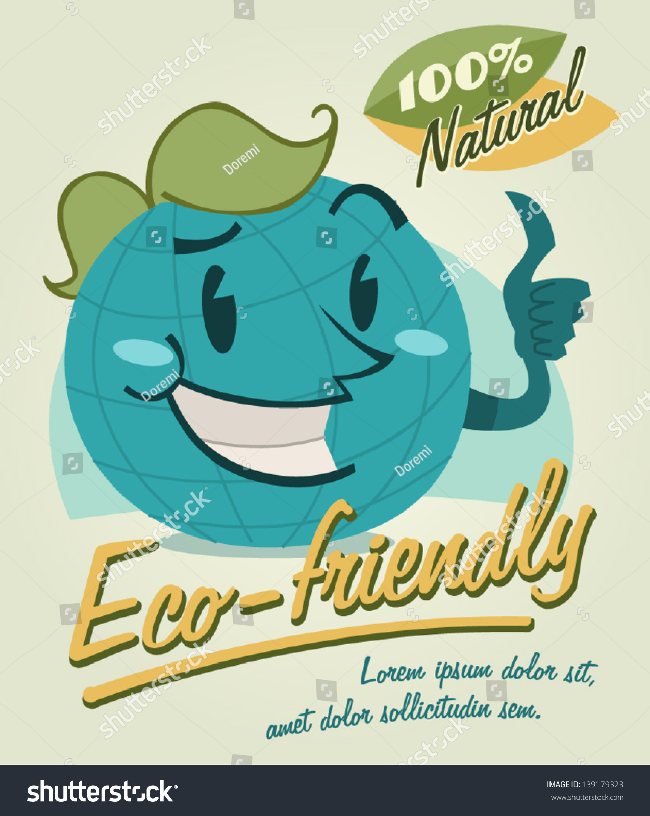 Eco Poster Stock Vector (Royalty Free) 139179323