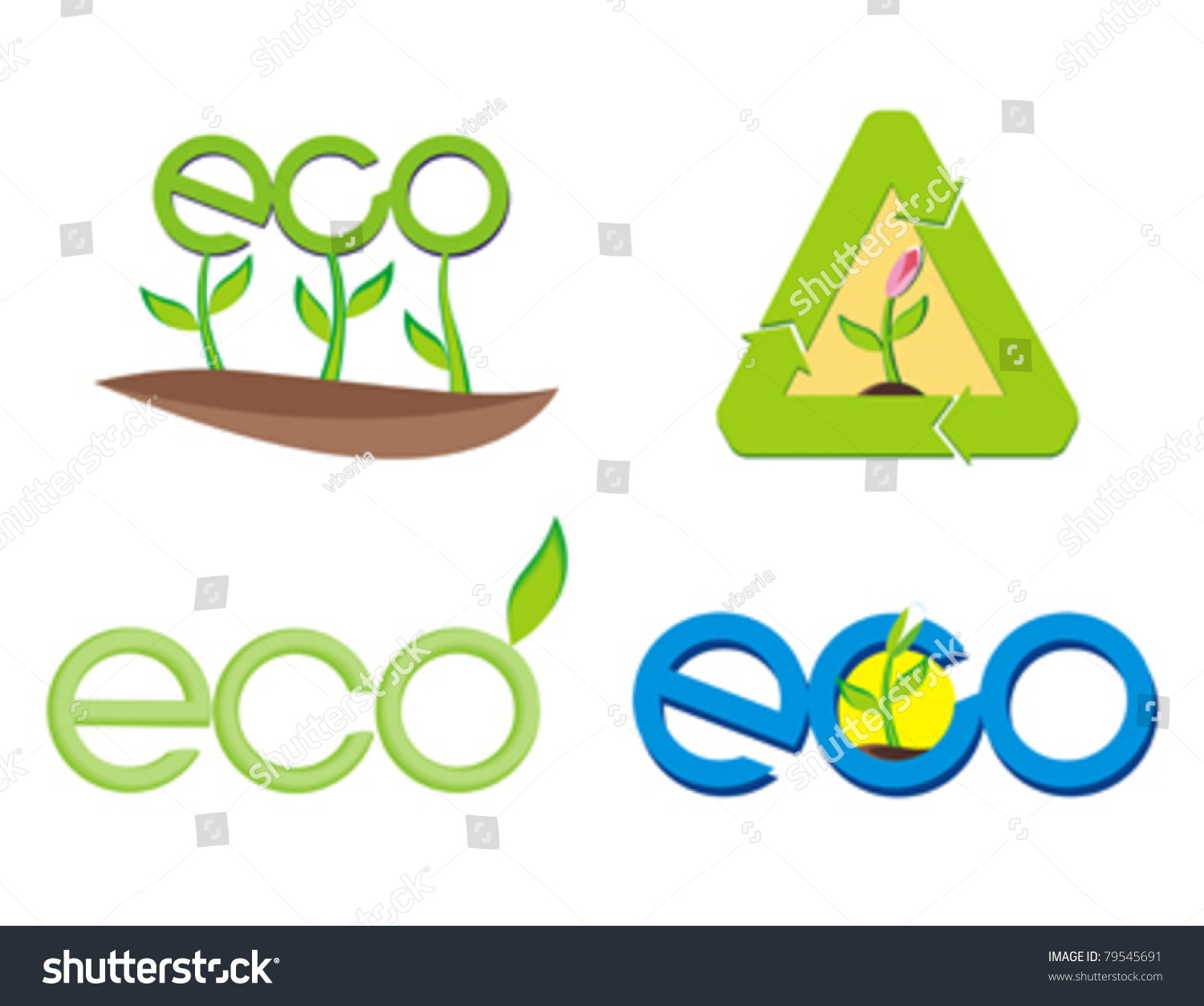 Eco Sign Stock Vector (Royalty Free) 79545691 | Shutterstock