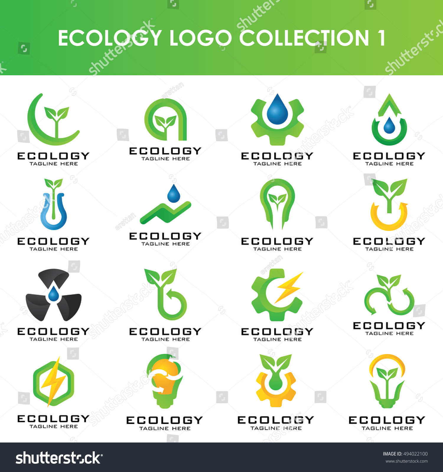 Ecology Logo Stock Vector (Royalty Free) 494022100 | Shutterstock