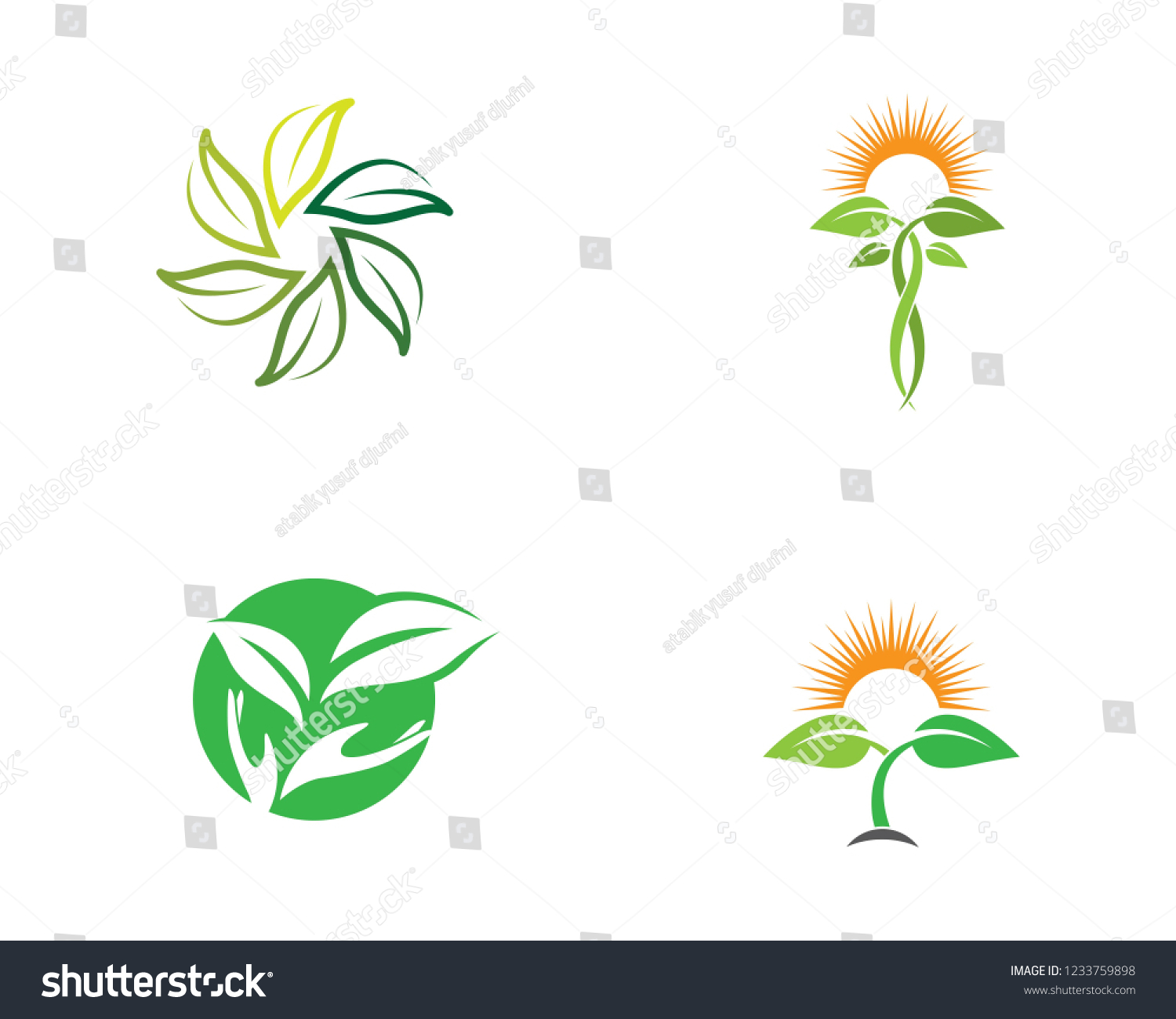 Ecology Logo Design Stock Vector (Royalty Free) 1233759898 | Shutterstock
