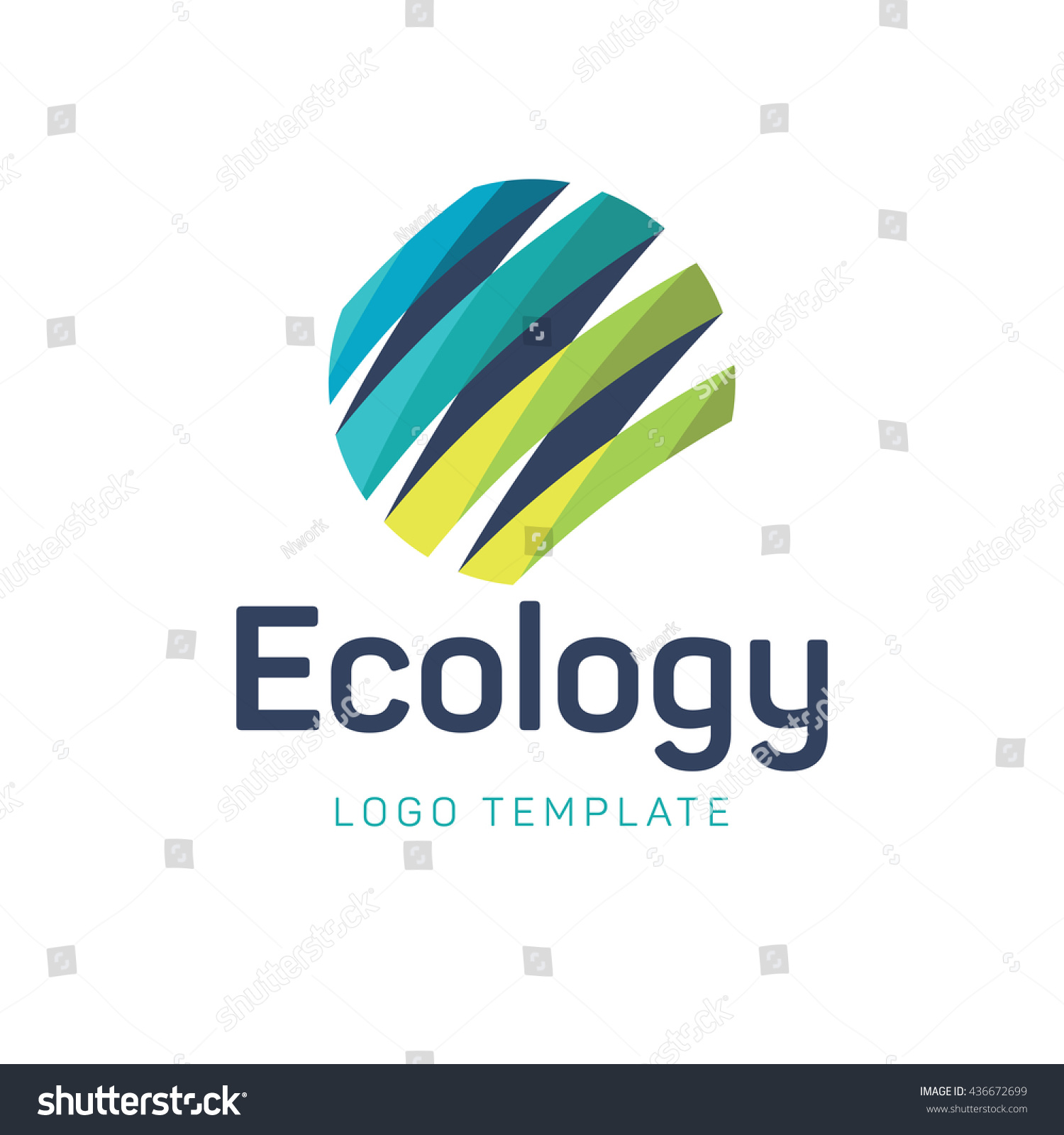 Ecology Logo Template Stock Vector (Royalty Free) 436672699