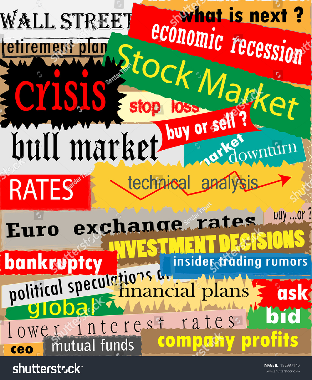 Economy Banners Collection Vector Artwork Stock Vector (Royalty Free ...