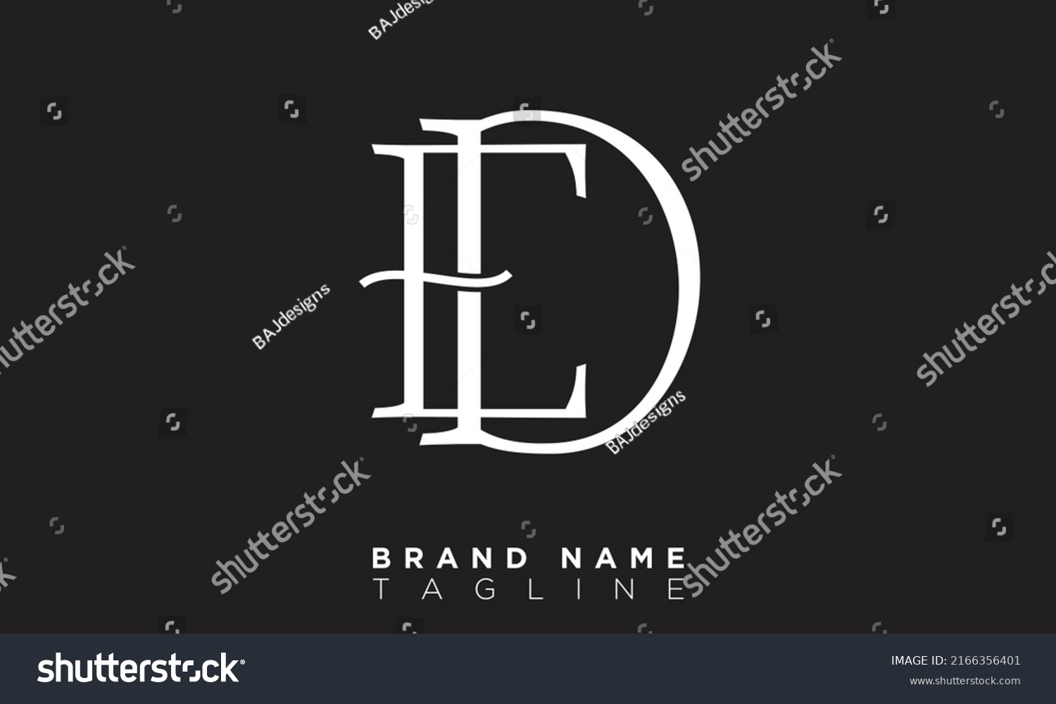 Ed Alphabet Letters Initials Monogram Logo Stock Vector (Royalty Free ...