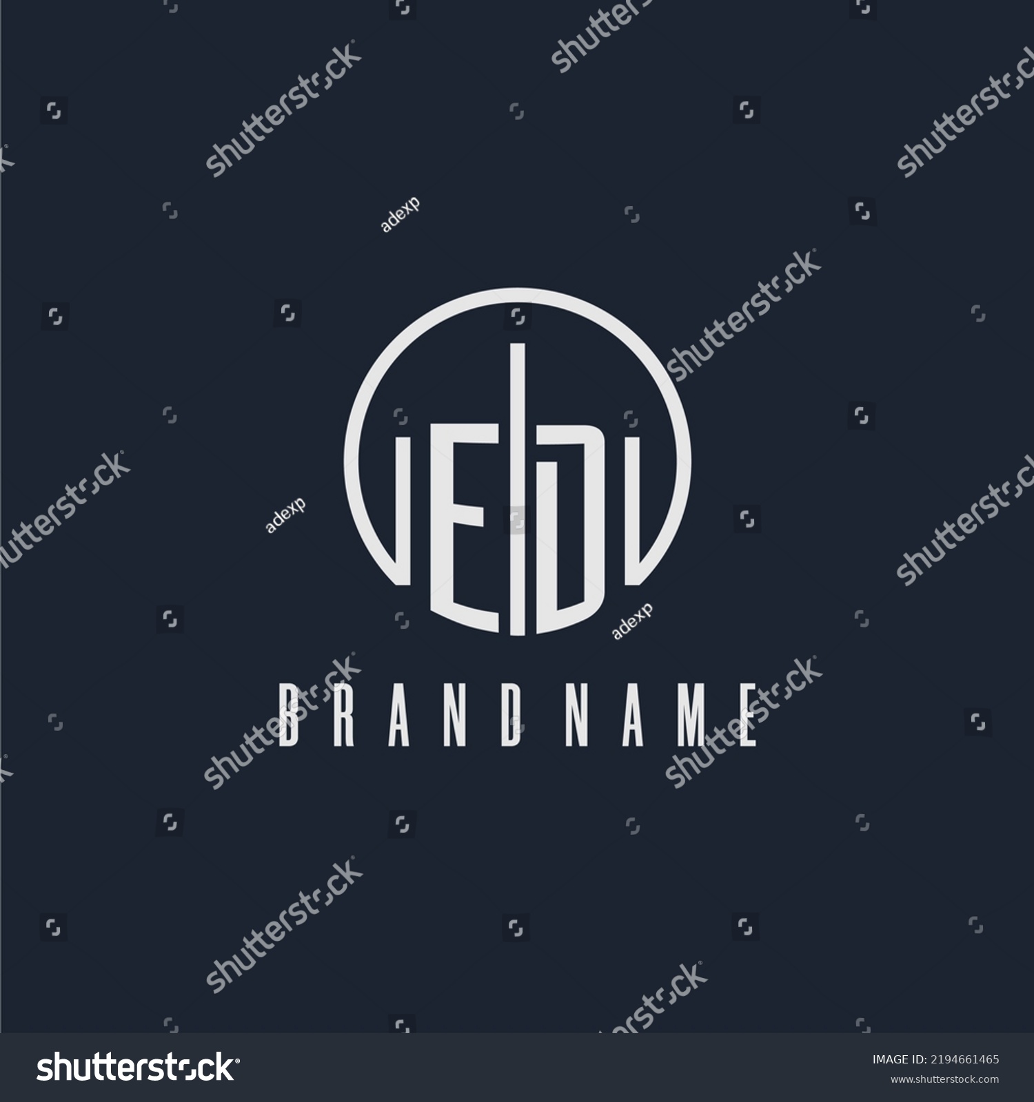 1,233 Ed initial logo circle Images, Stock Photos & Vectors | Shutterstock