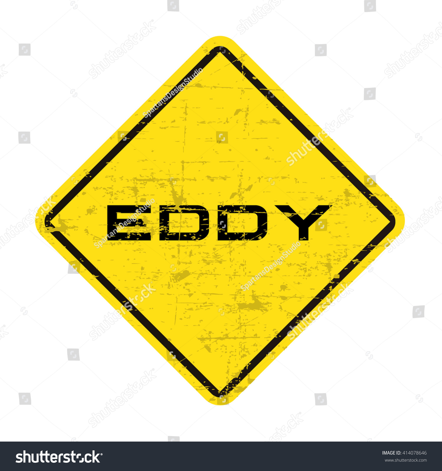 Eddy Sign Stock Vector (Royalty Free) 414078646 | Shutterstock