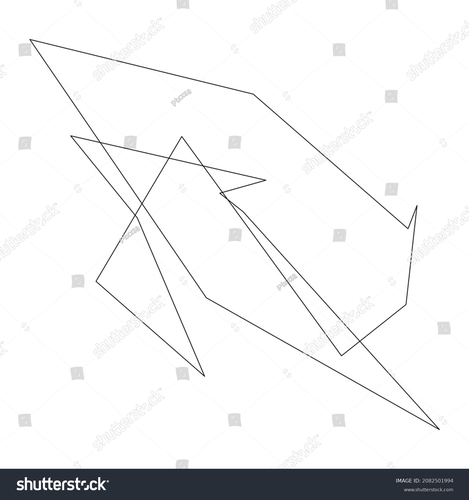 Edgy Ruptured Shatter Splinter Shape Design Stock Vector (Royalty Free ...