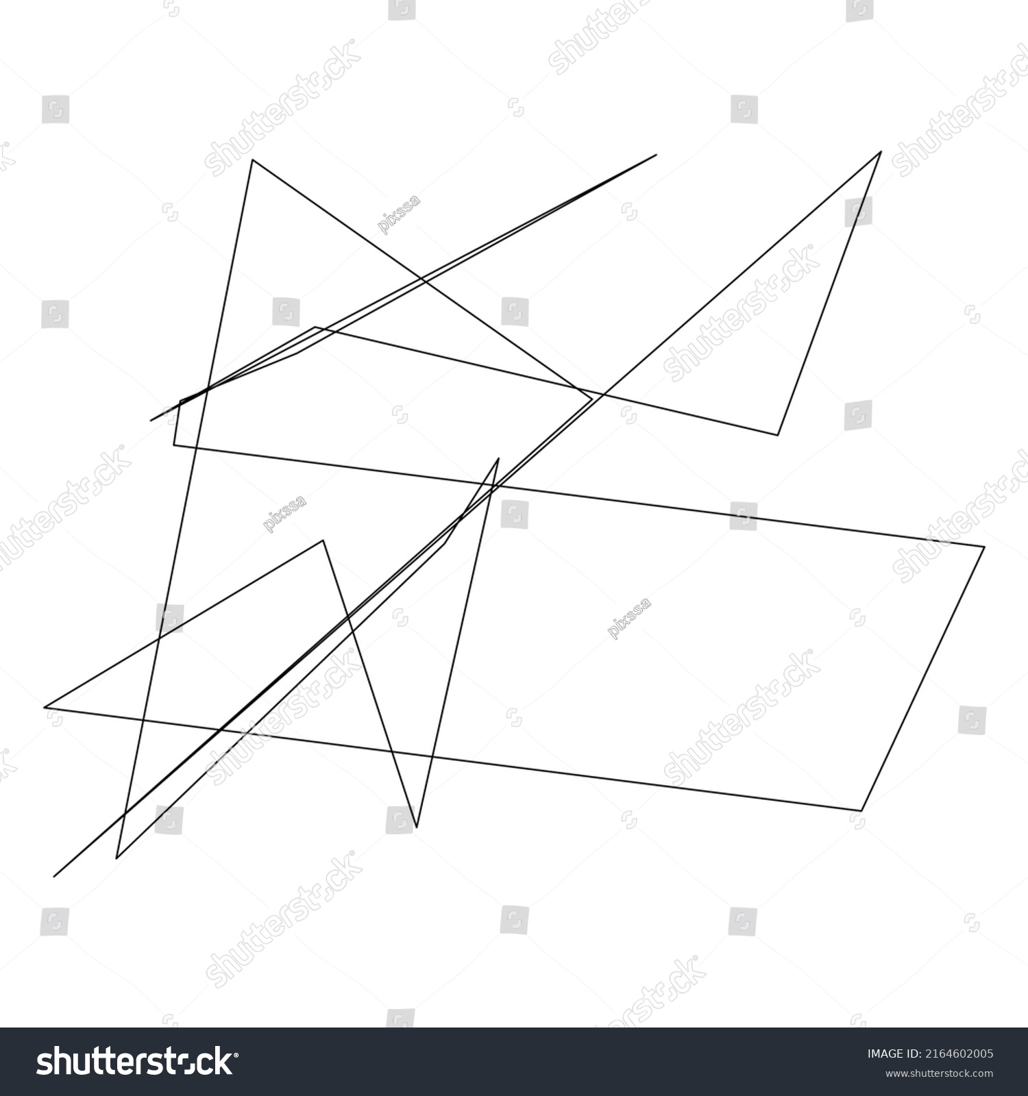 Edgy Ruptured Shatter Splinter Shape Design Stock Vector (Royalty Free ...