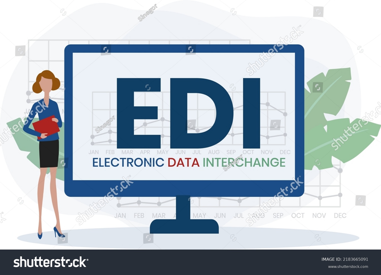 Edi Electronic Data Interchange Acronym Business Stock Vector (Royalty ... Edi Electronic Data Interchange Acronym Business Stock Vector (Royalty ...