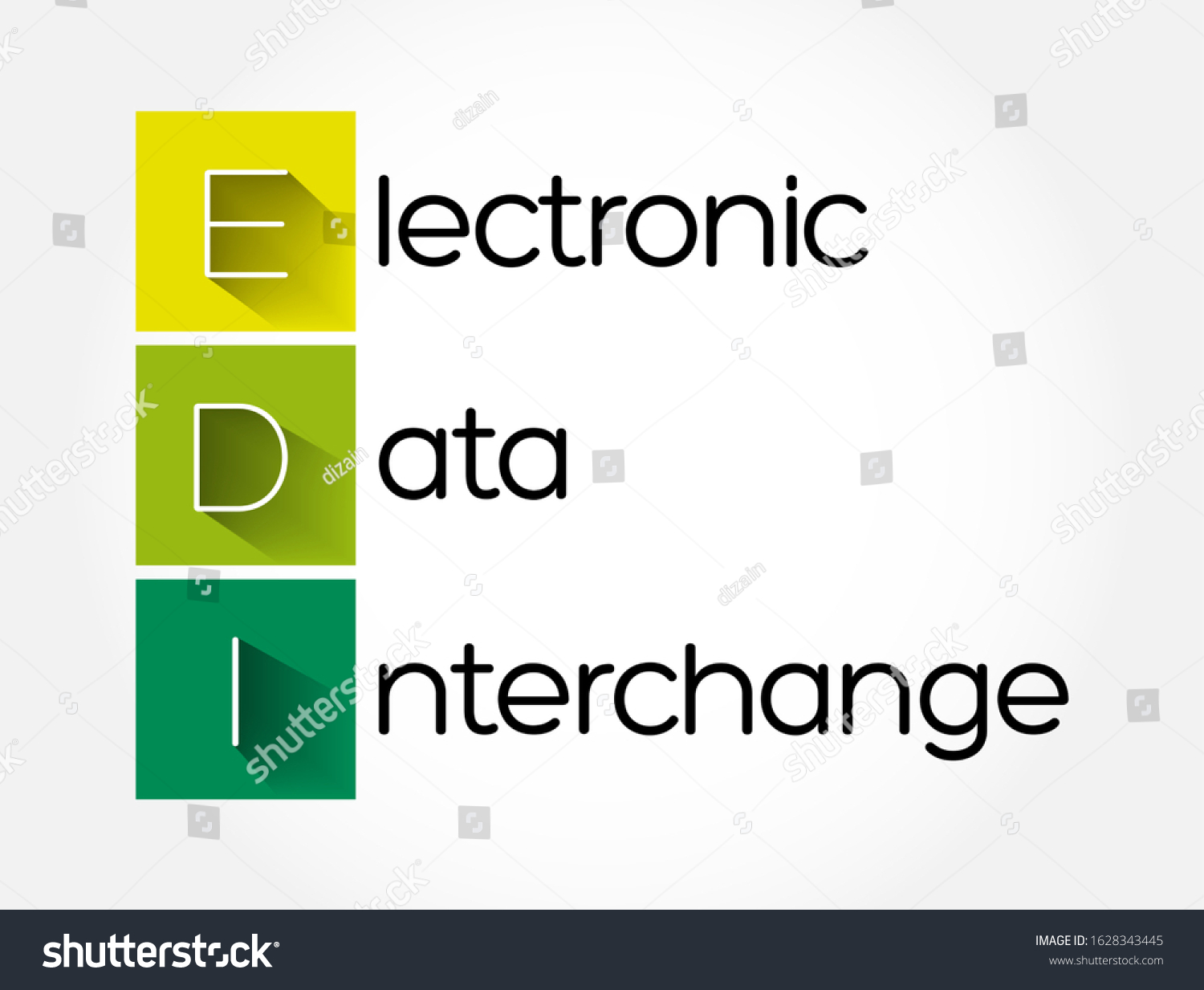 Edi Electronic Data Interchange Acronym Technology: vetor stock (livre ... Edi Electronic Data Interchange Acronym Technology: vetor stock (livre ...