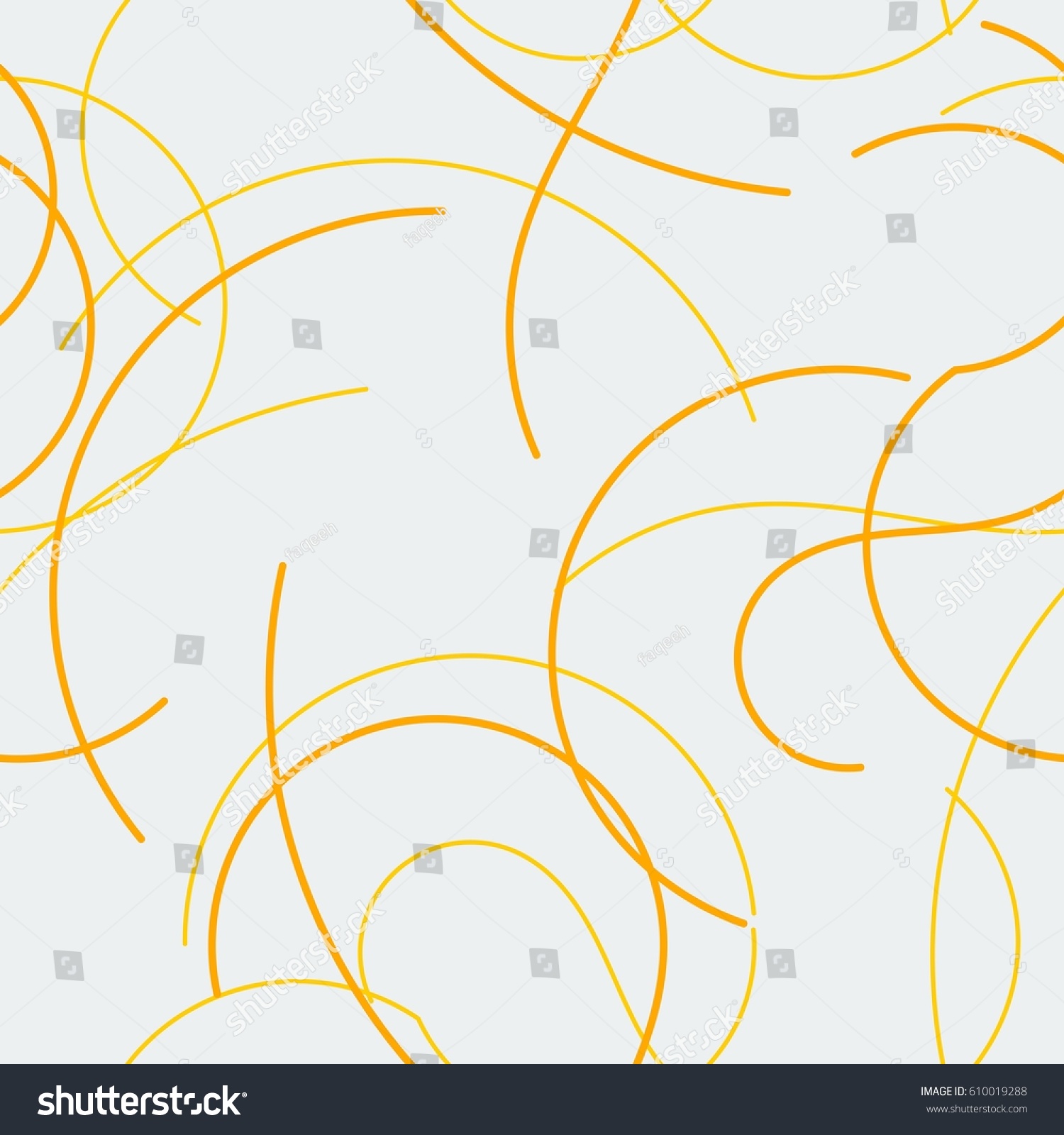 Editable Abstract Yellow Curved Lines Vector Stock Vector (Royalty Free ...