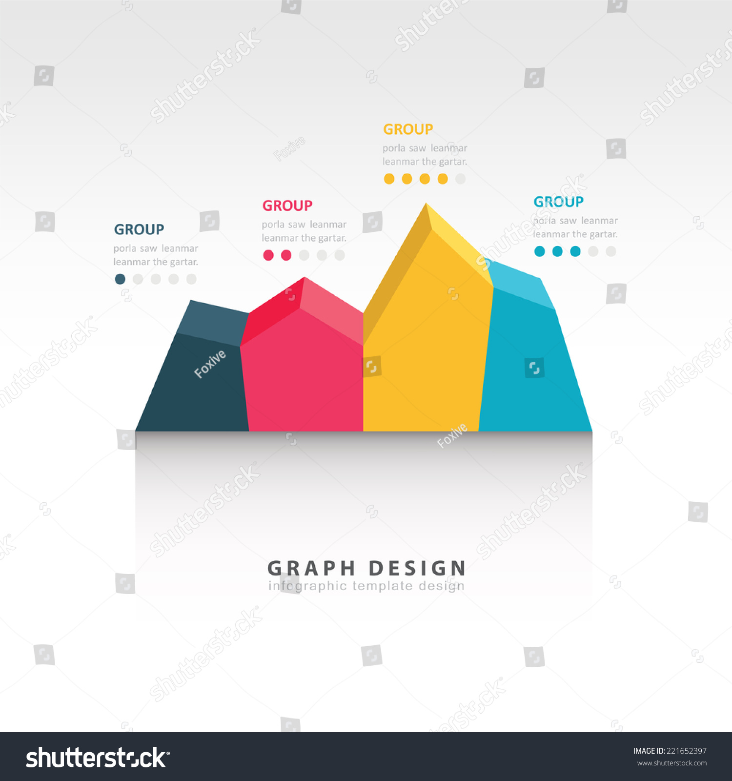 Editable Business Diagram Graph Chart Stock Vector (Royalty Free) 221652397