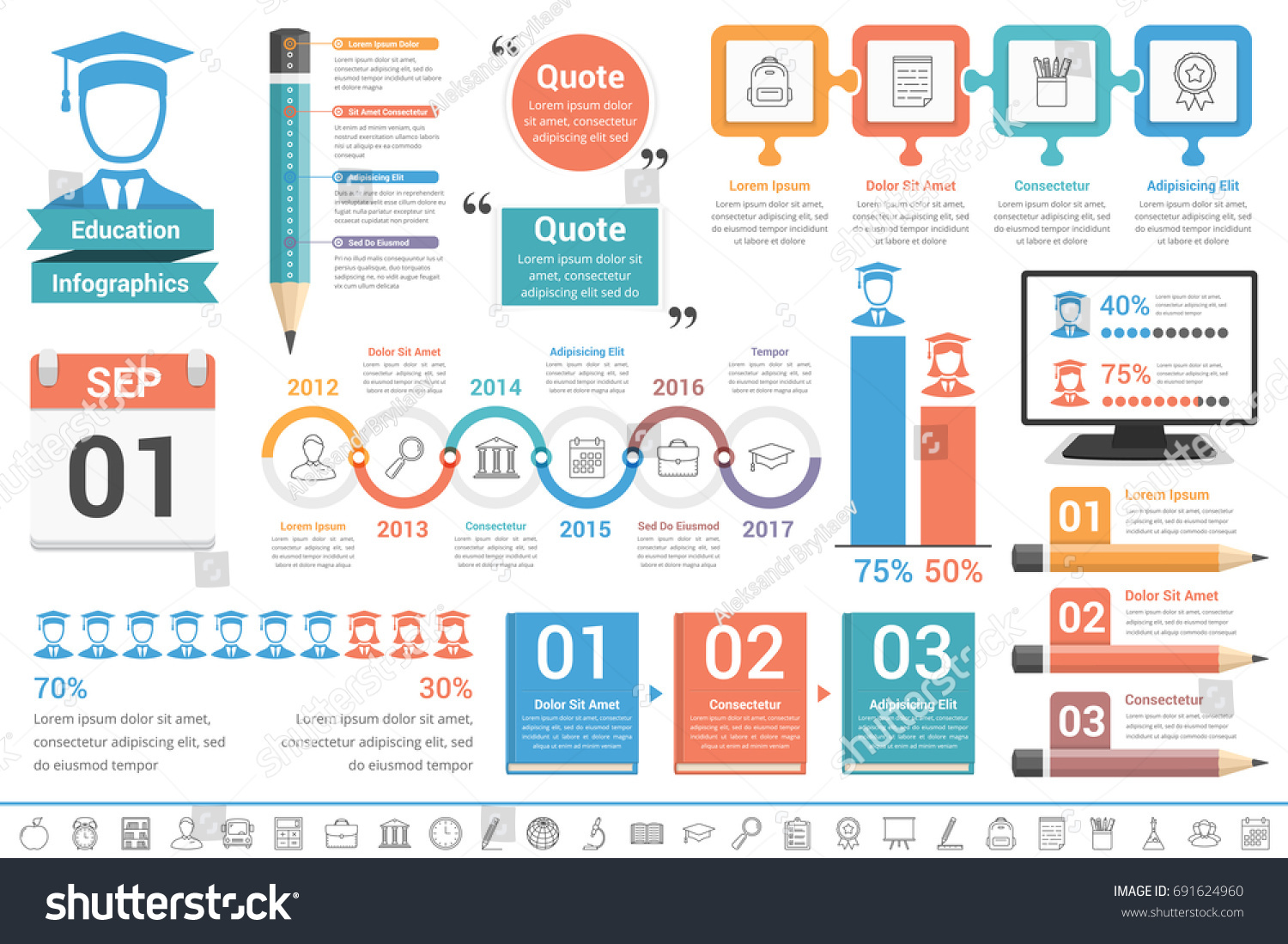 19,499 College education infographic Images, Stock Photos & Vectors ...