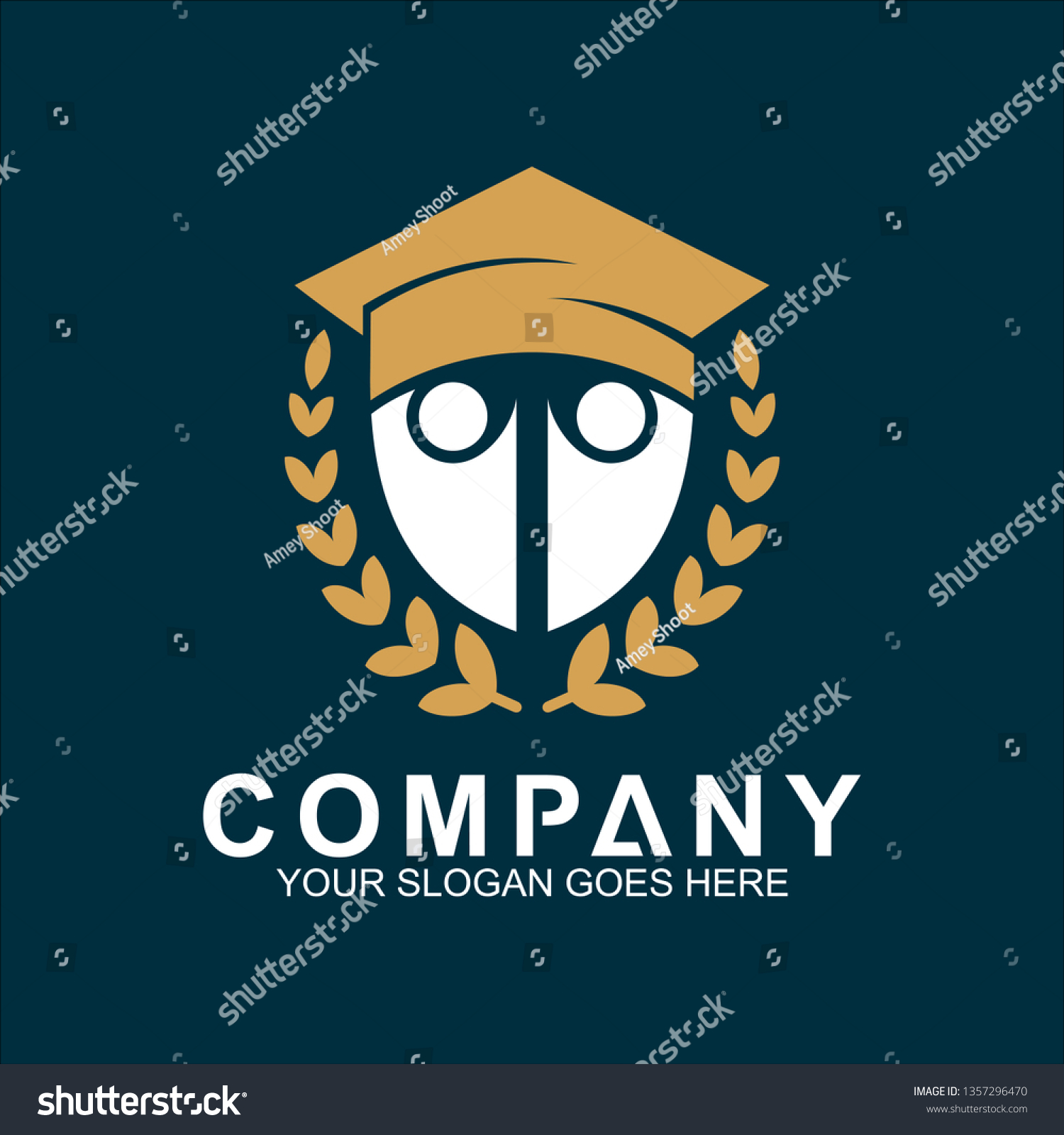 Education Logo Design Science Knowledge Smart Stock Vector (Royalty ...