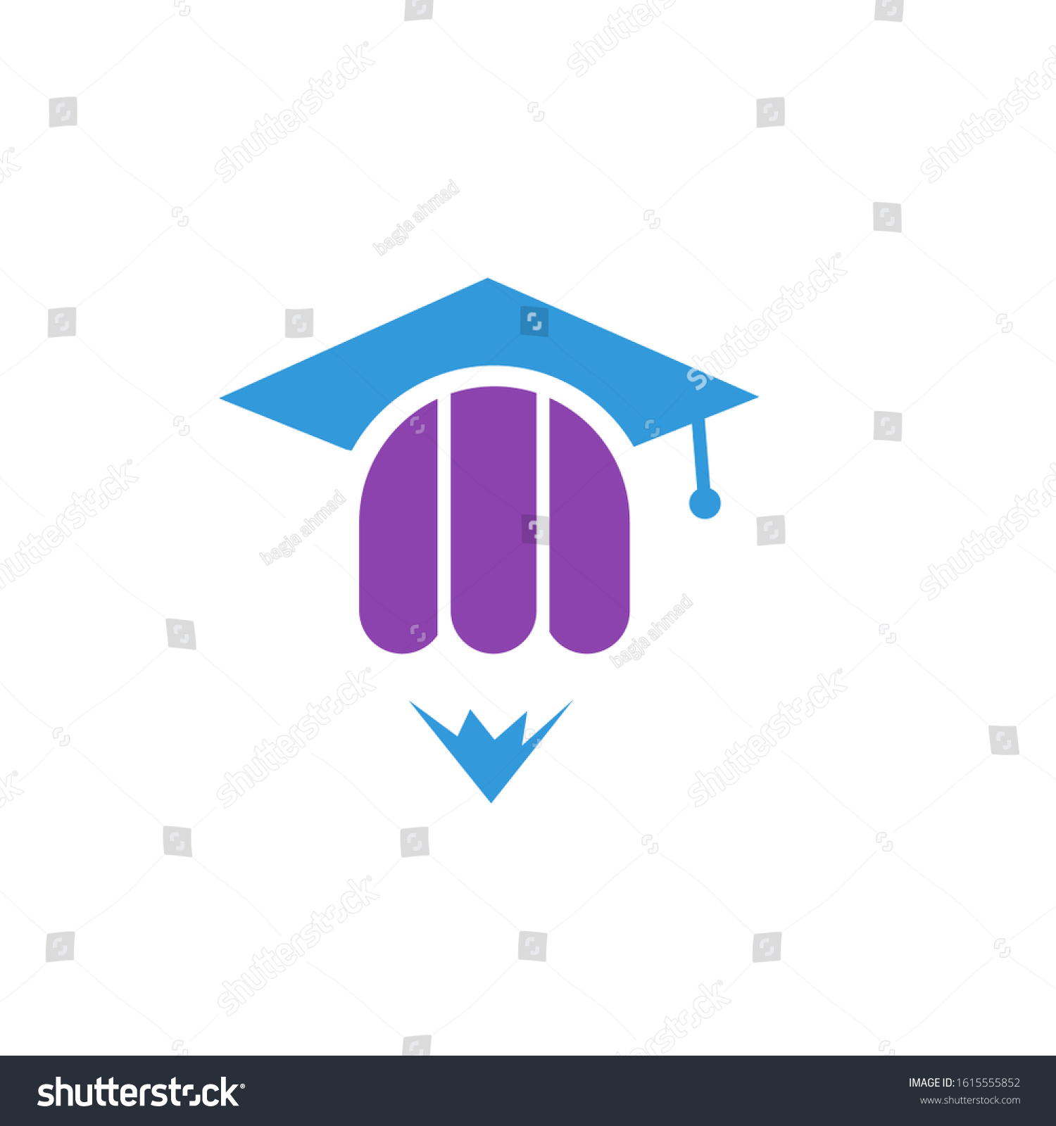 Education Logo Design Vector Template Sign Stock Vector (Royalty Free ...