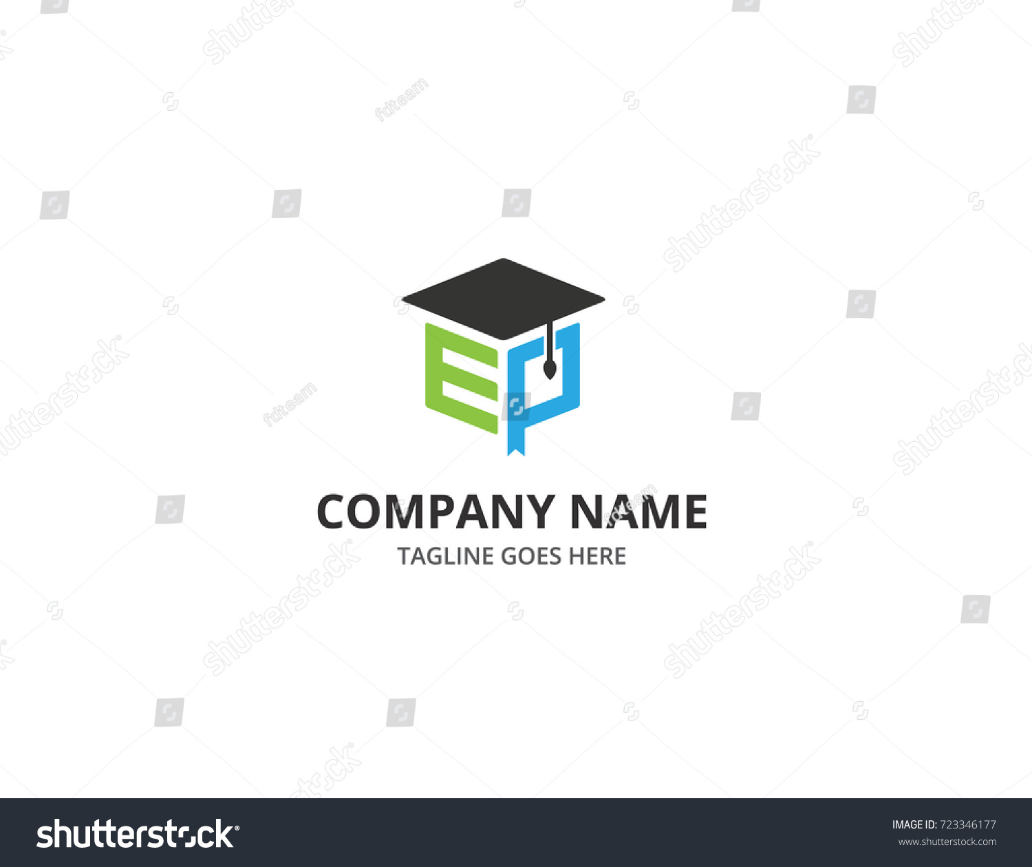 Education Partner Logo Stock Vector (Royalty Free) 723346177