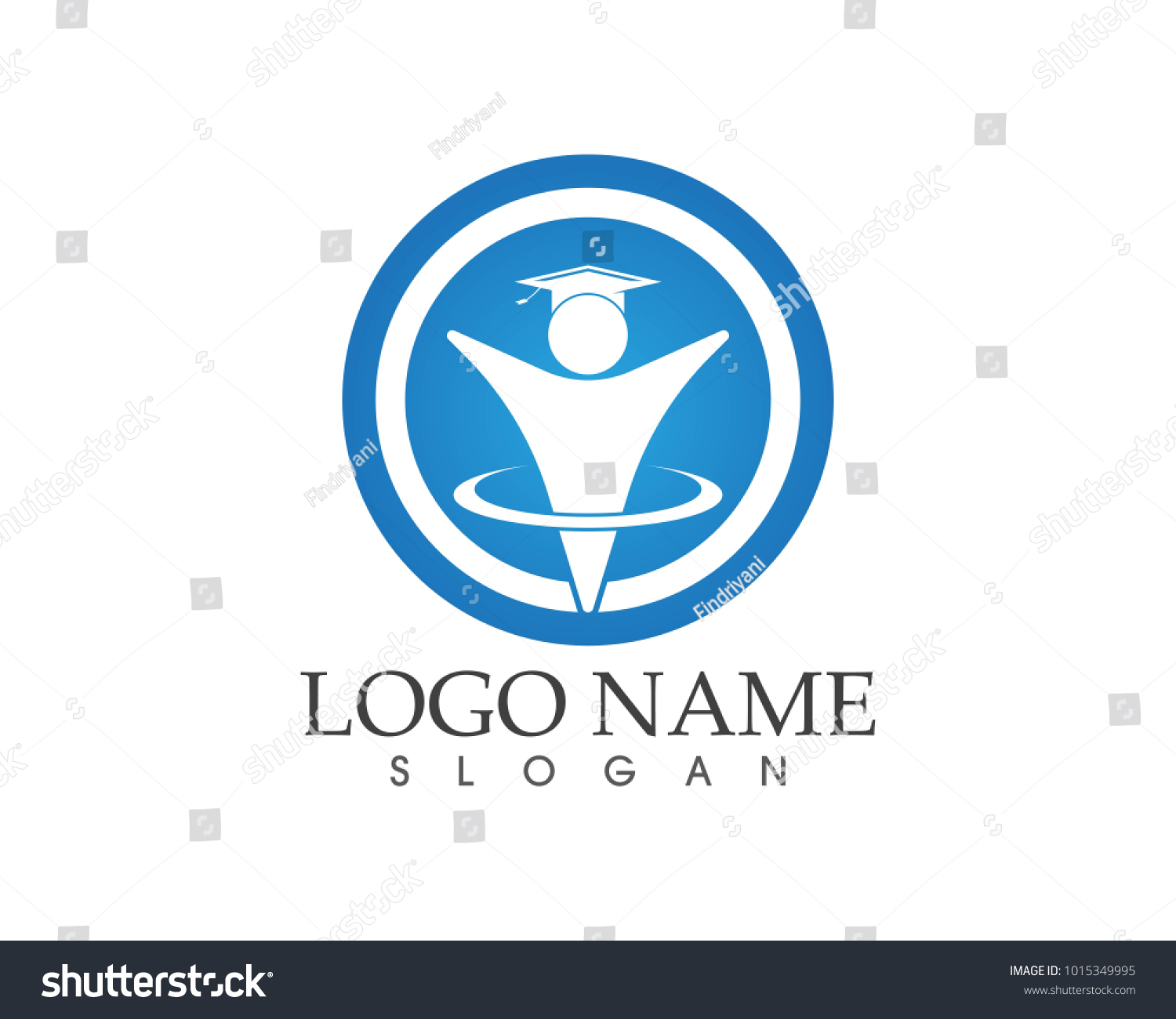 Education People Logo Design Stock Vector (Royalty Free) 1015349995 ...