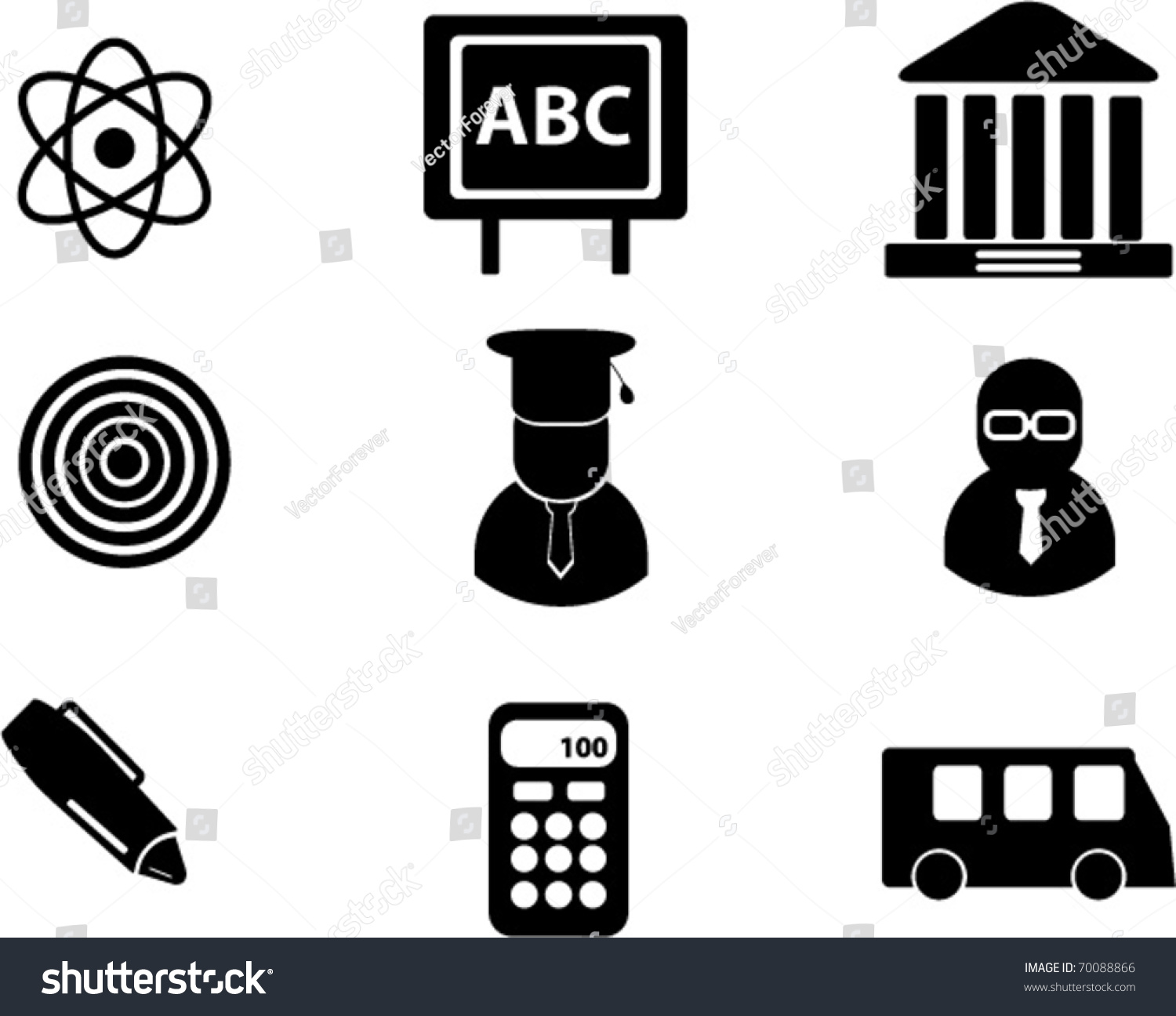Education Signs Vector Stock Vector (Royalty Free) 70088866 | Shutterstock