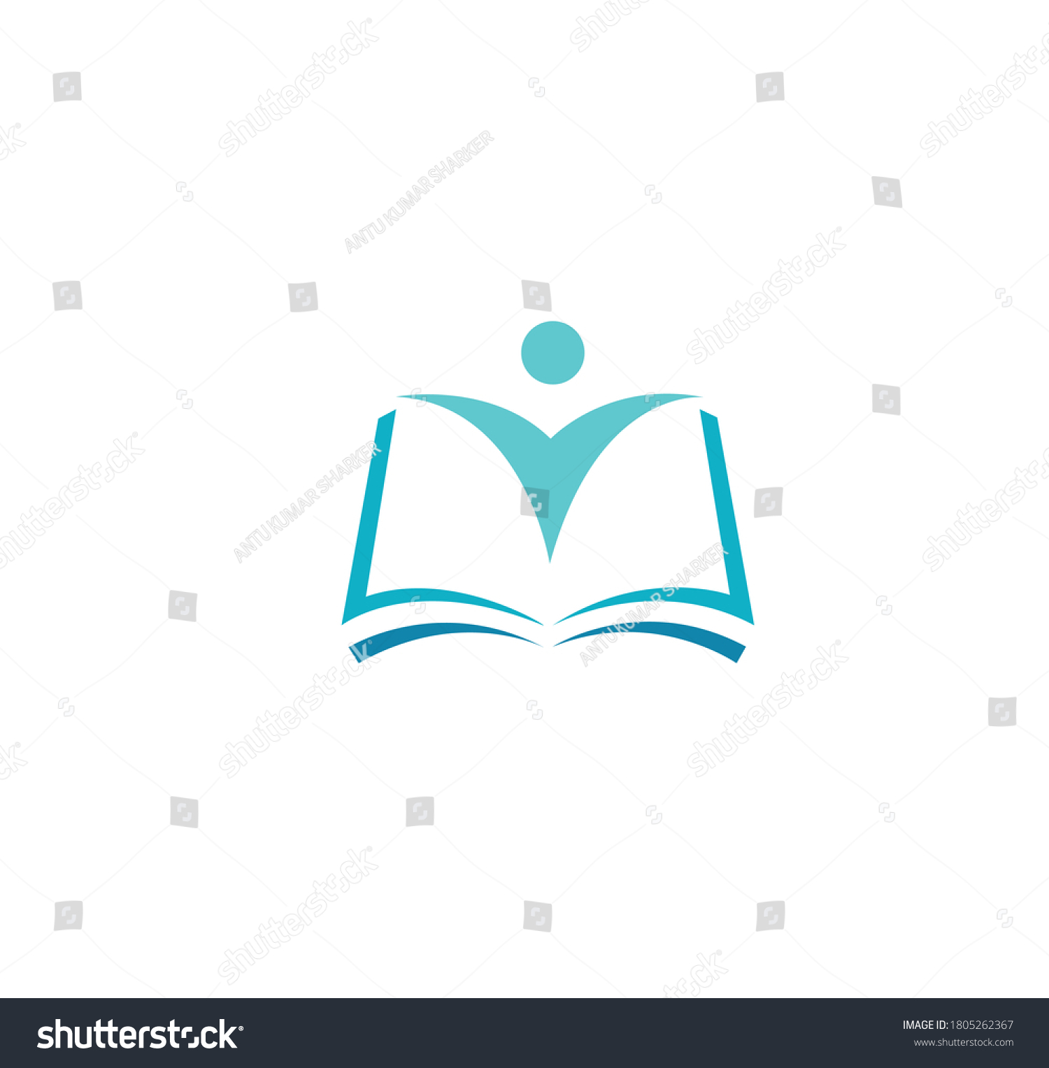 Education Study Star Logo Vector Image Stock Vector (Royalty Free ...