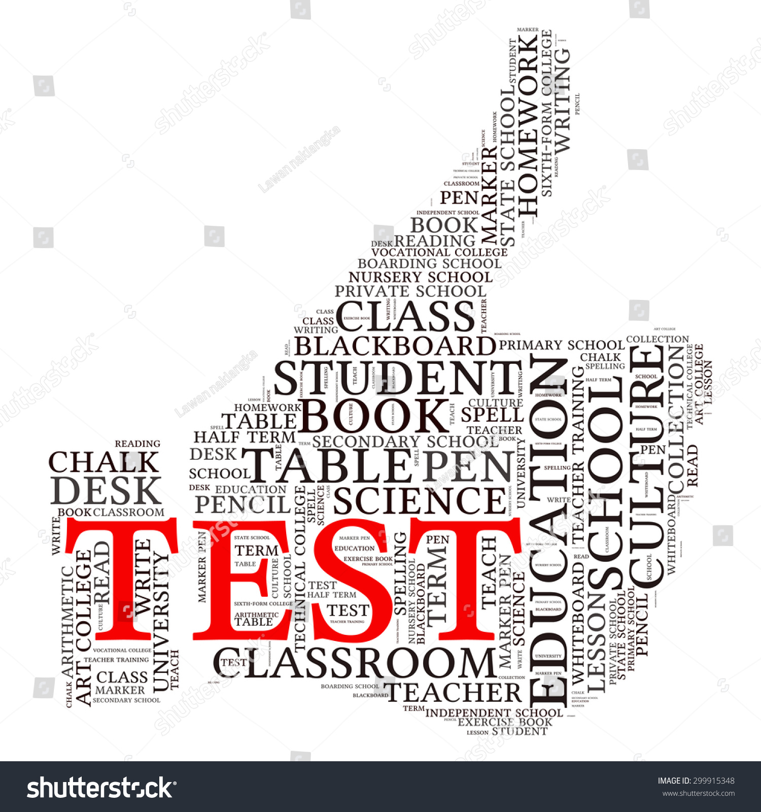 Education Tag Word Cloud Background Stock Vector (Royalty Free ...