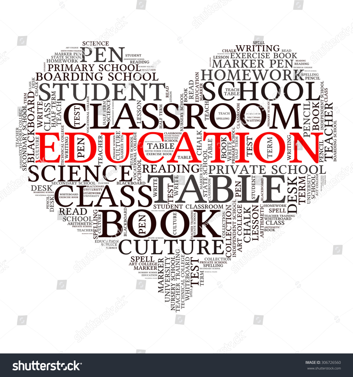 Education Tag Word Cloud Background Stock Vector (Royalty Free ...