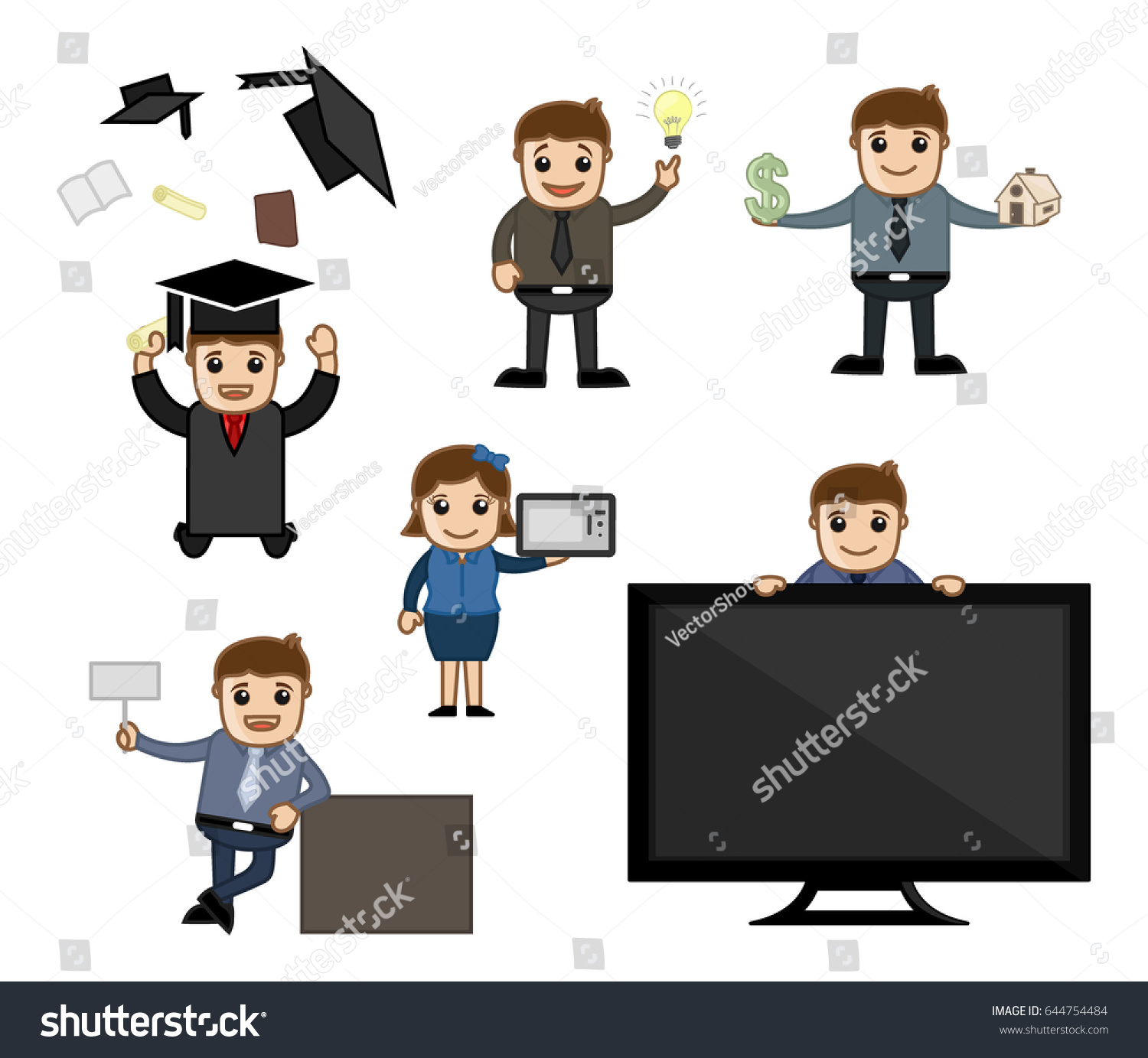 Educational Technology Cartoon Graphics Stock Vector (Royalty Free ...
