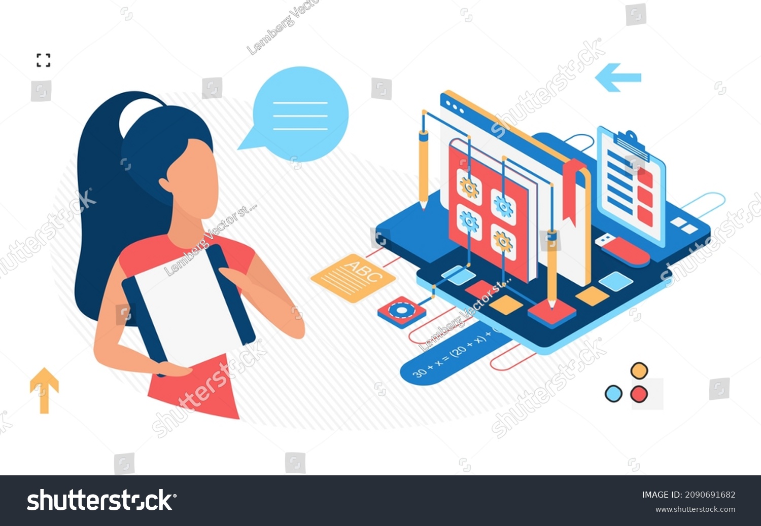 Educational Knowledge Assimilation Learning Process Analysis Stock
