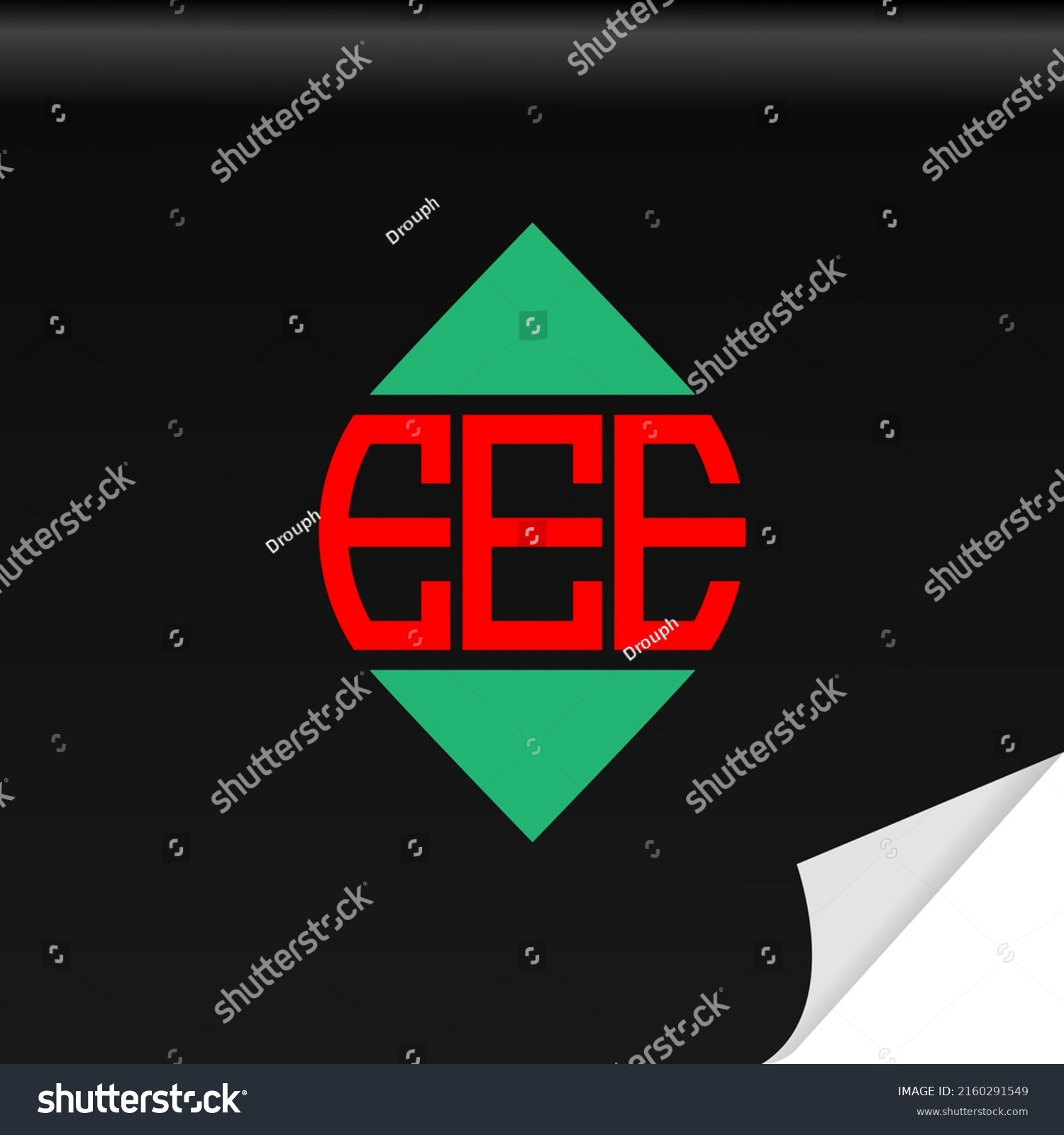 Eee Logo Monogram Isolated On Circle Stock Vector (Royalty Free ...