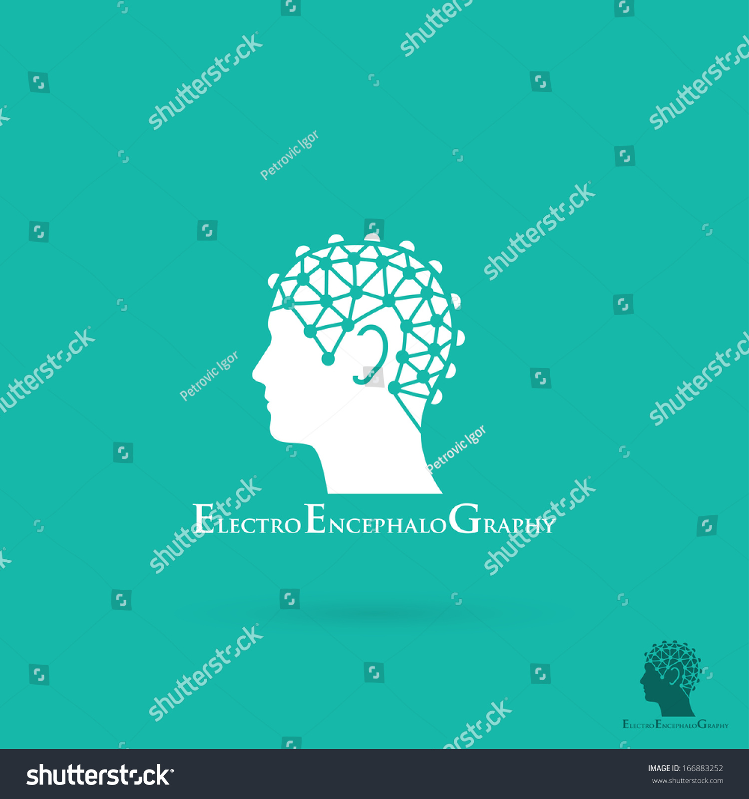 Eeg Symbol Vector Illustration 스톡 벡터(로열티 프리) 166883252 | Shutterstock