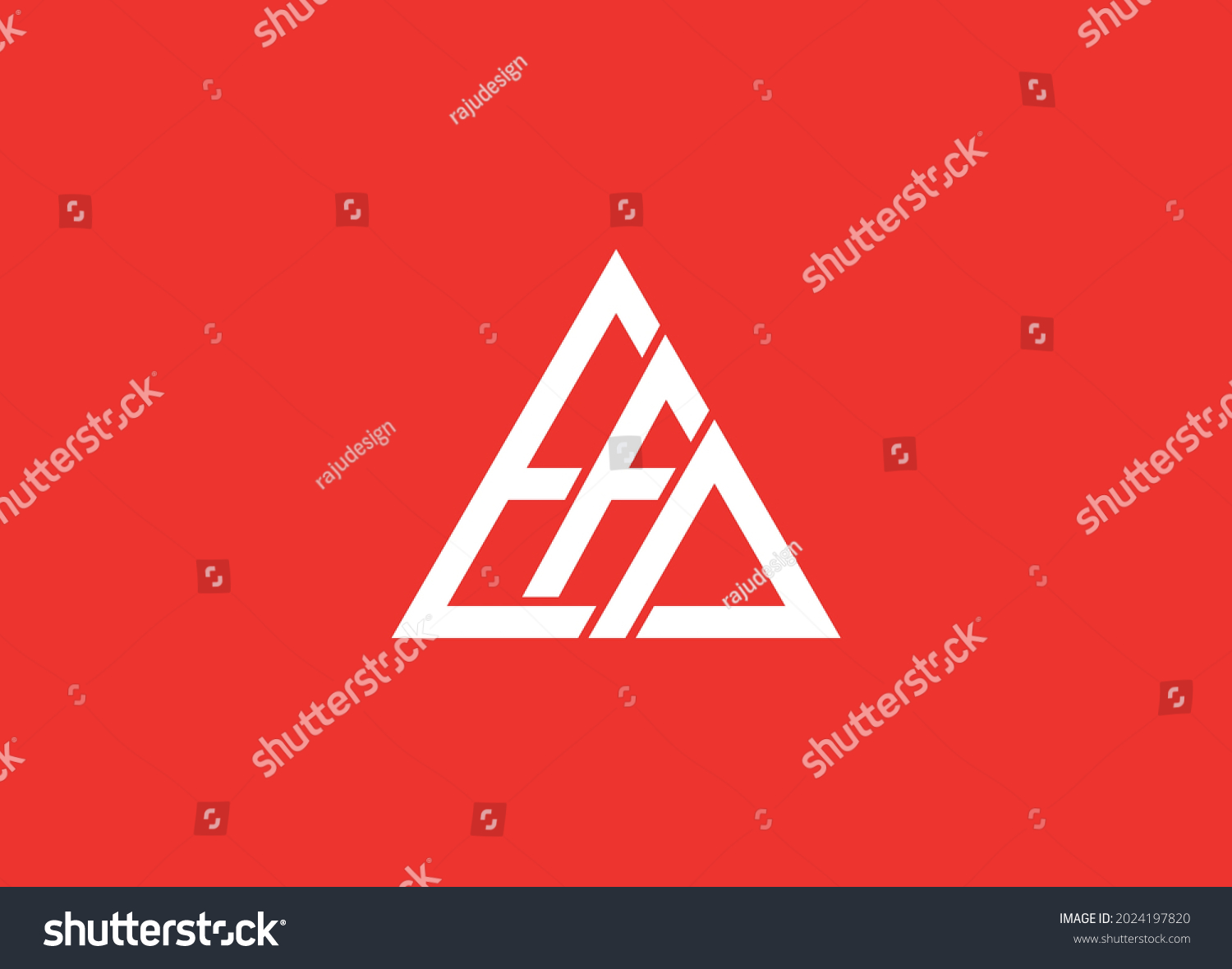 Efa Letter Original Monogram Logo Design Stock Vector (Royalty Free ...