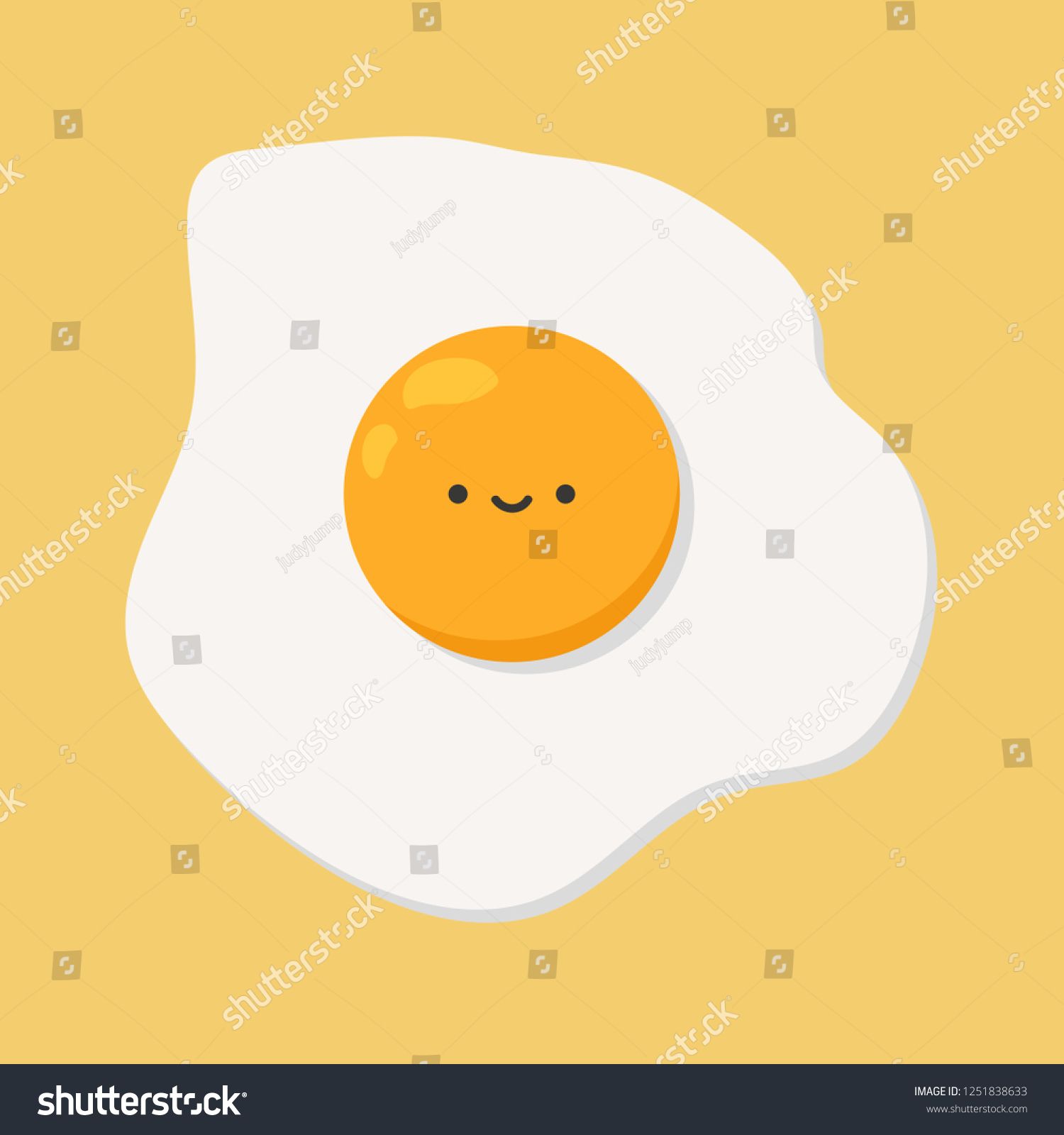 Egg Cartoon Vector Wallpaper Stock Vector (Royalty Free) 1251838633