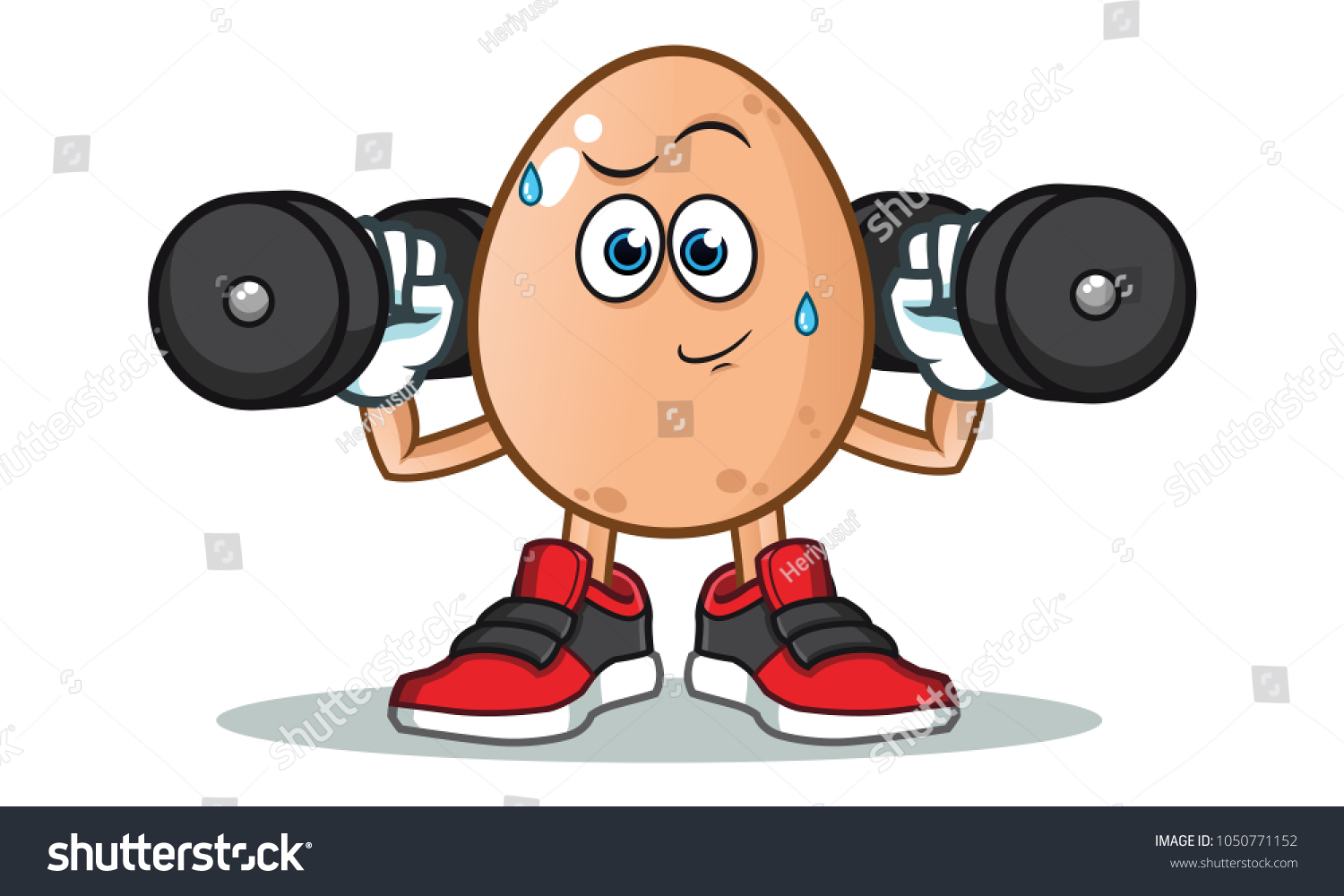 Egg Exercise Vector Cartoon Illustration Stock Vector (Royalty Free ...