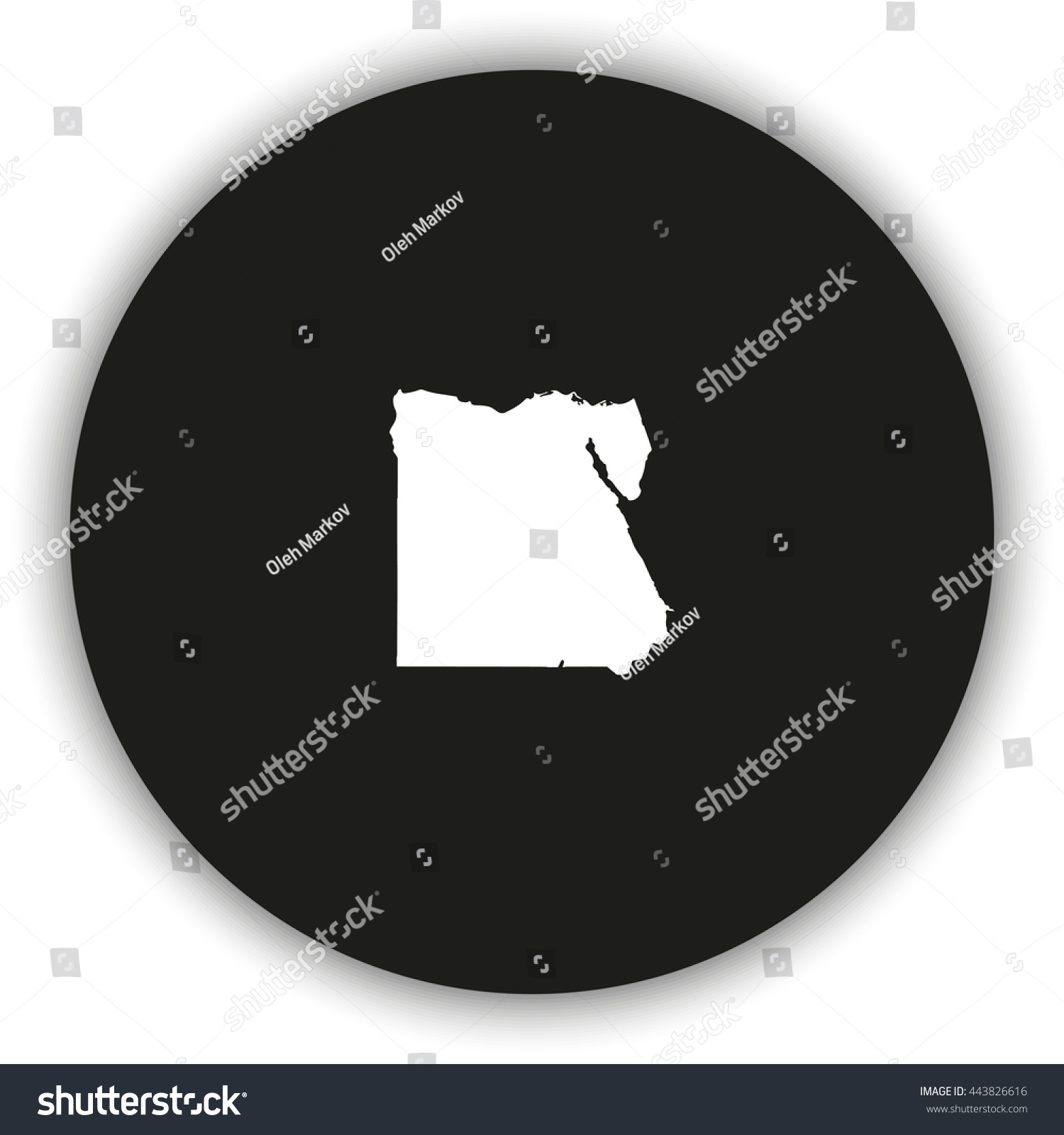 Egypt Detailed Map Stock Vector (Royalty Free) 443826616 | Shutterstock