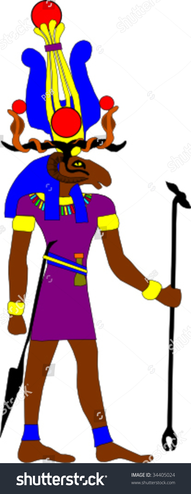 Khnum Egyptian God Symbol